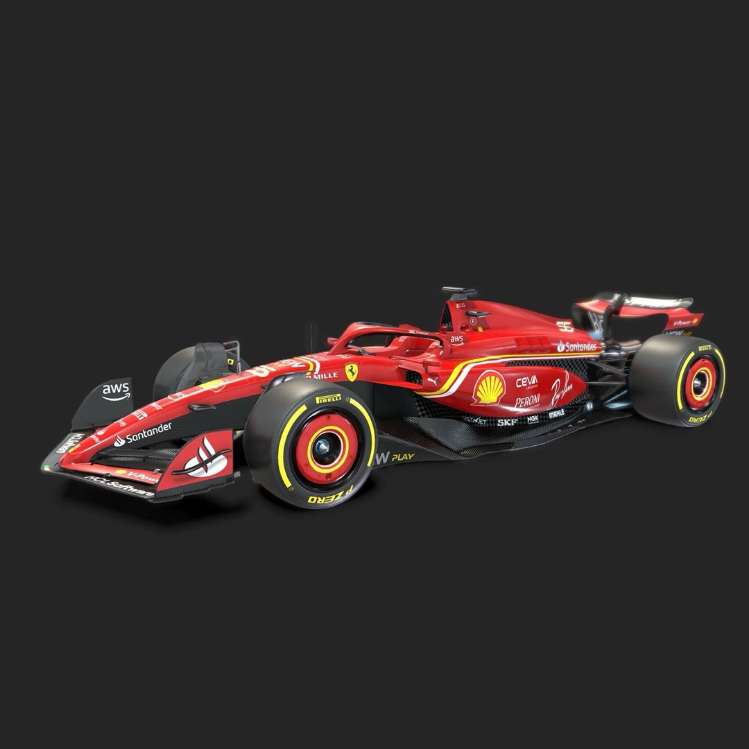 F1 法拉利 SF24 20243D模型 - TurboSquid 2379786