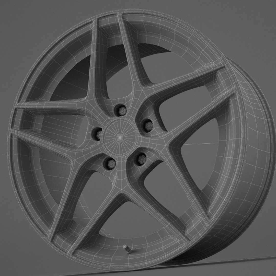 Bbs Rims 3d Model
