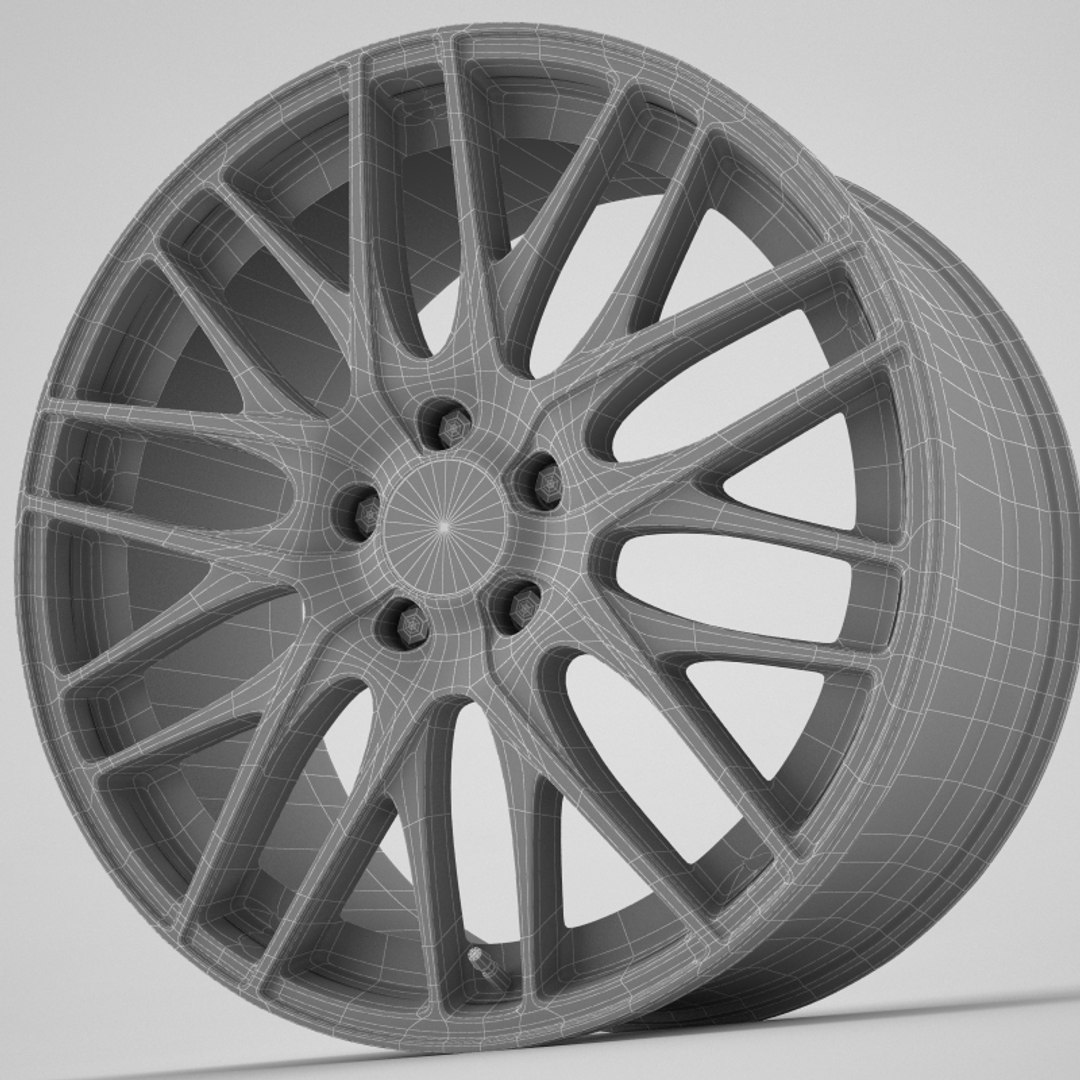 Bbs Rims 3d Model