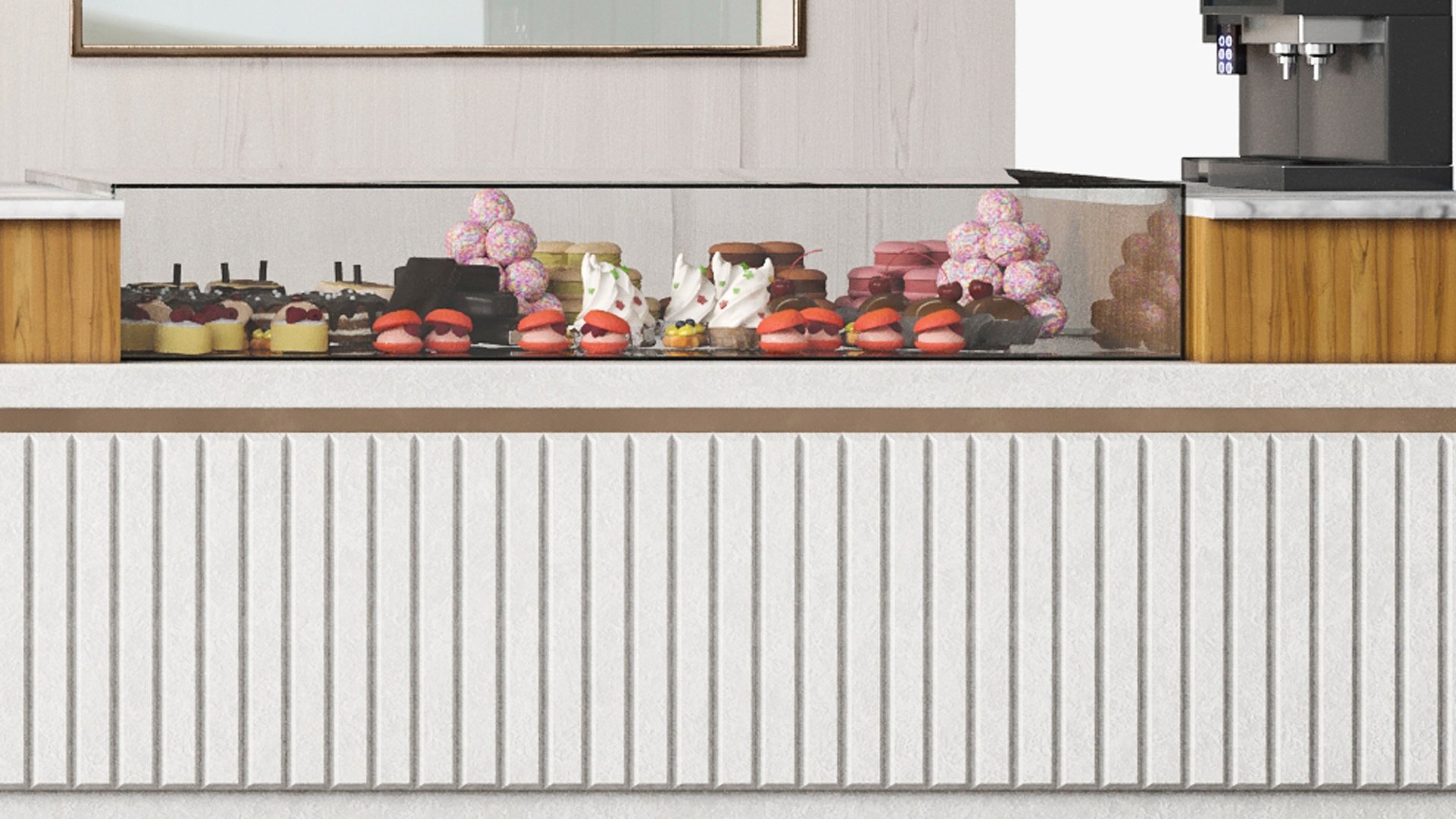 3D Design Project Of A Large Coffee Shop Model - TurboSquid 2207588