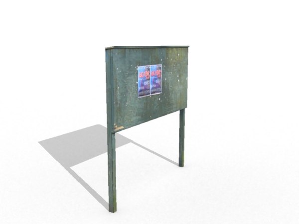 Free SketchUp Sign-Boards Models | TurboSquid