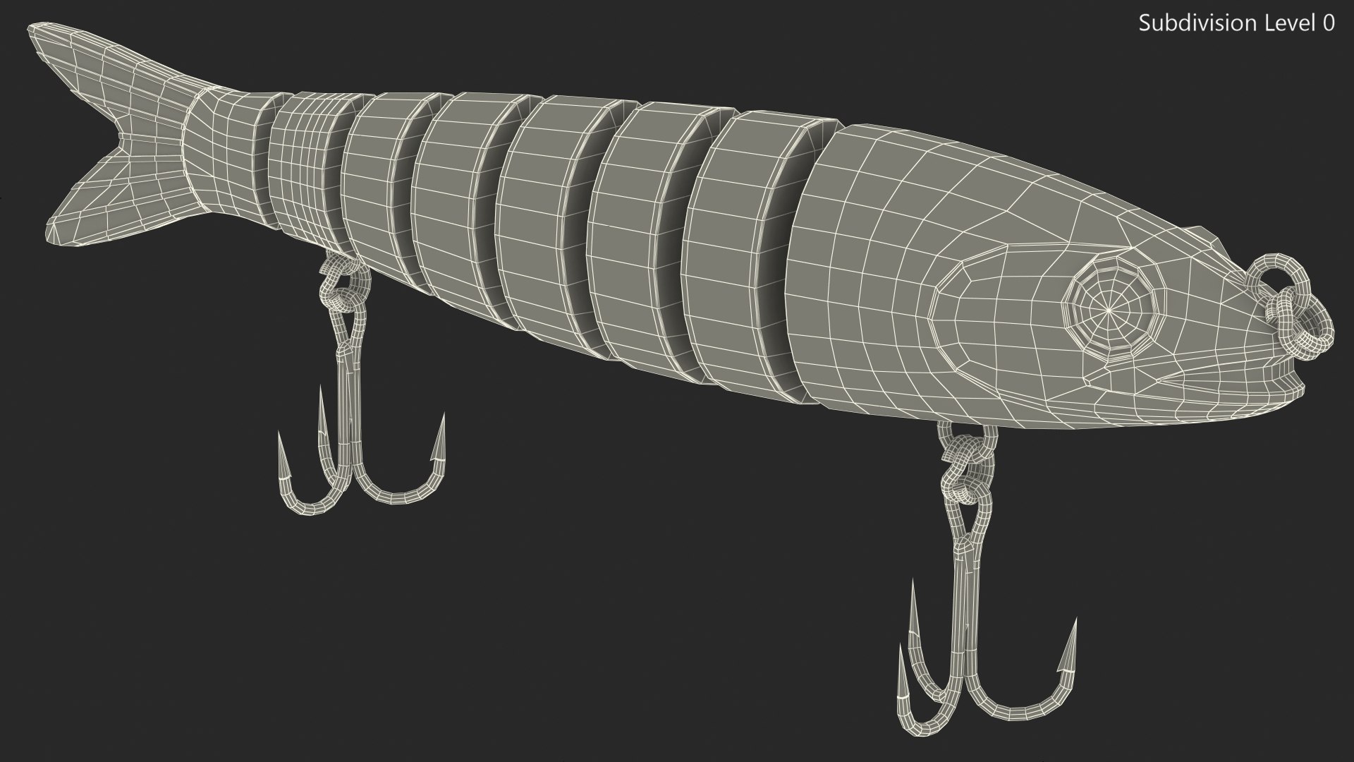 3D Multi Jointed Swimbait Lure - TurboSquid 1749788