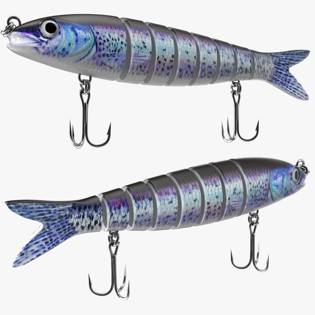 3D Multi Jointed Swimbait Lure - TurboSquid 1749788