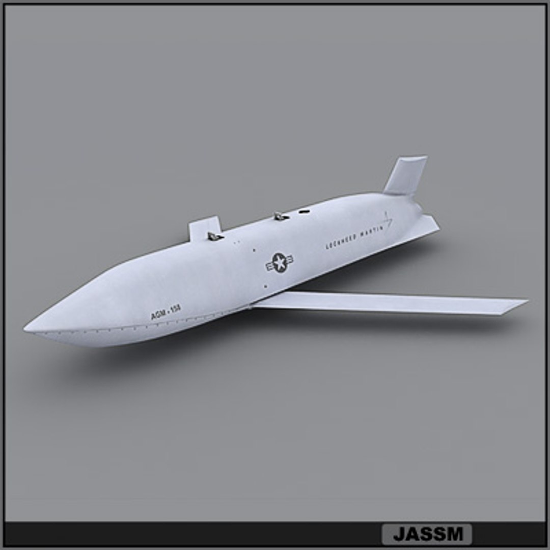 Jassm Missile Weapon C4d