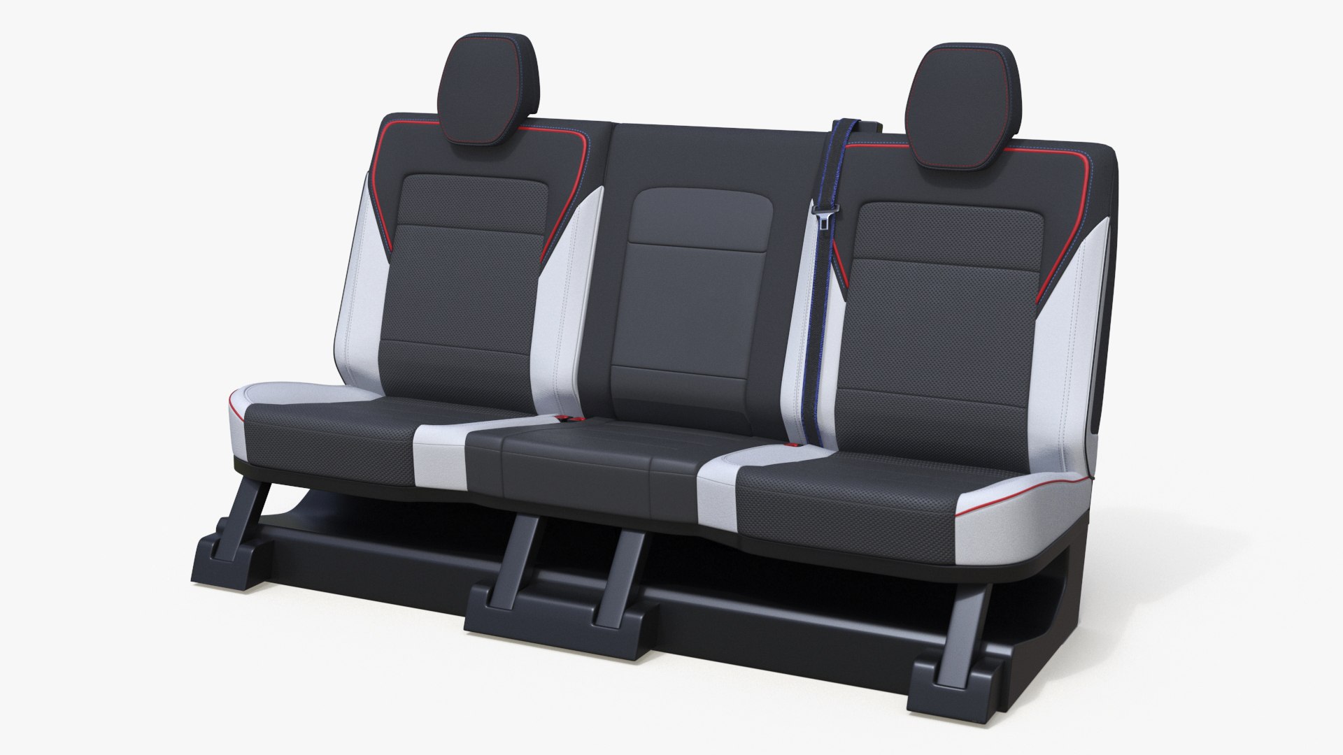 3D Vehicle Interior Passenger Seats Model - TurboSquid 2365574