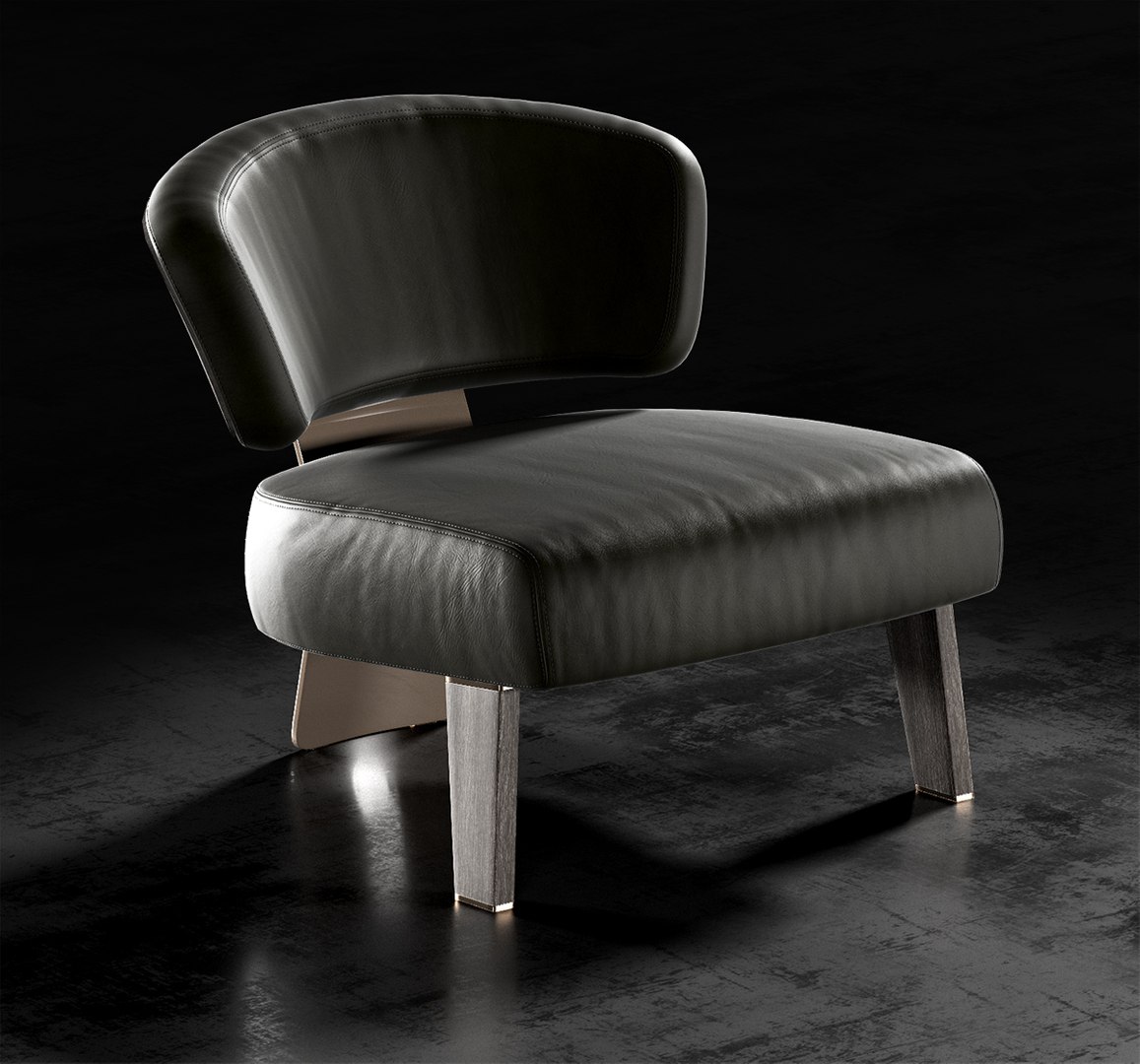 3D Model Minotti Creed Wood - TurboSquid 1352211