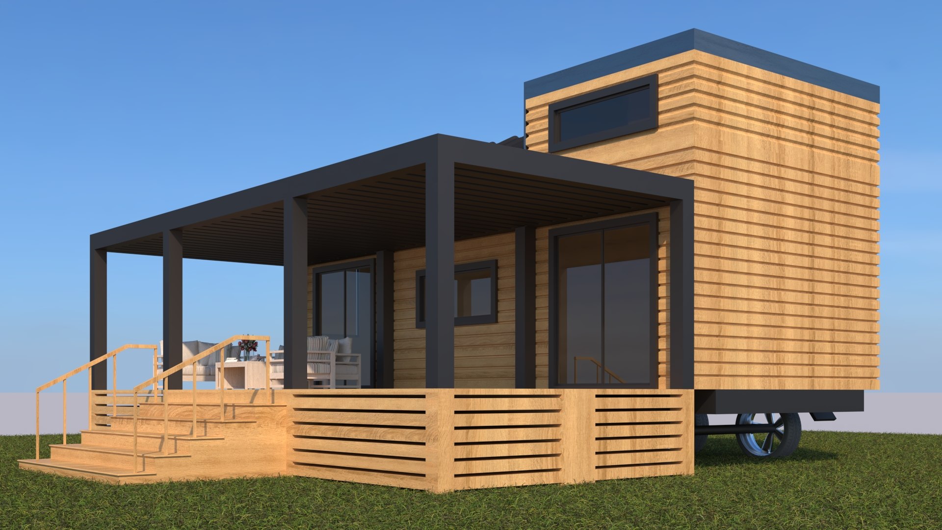 Tiny House 3D Model - TurboSquid 2115371