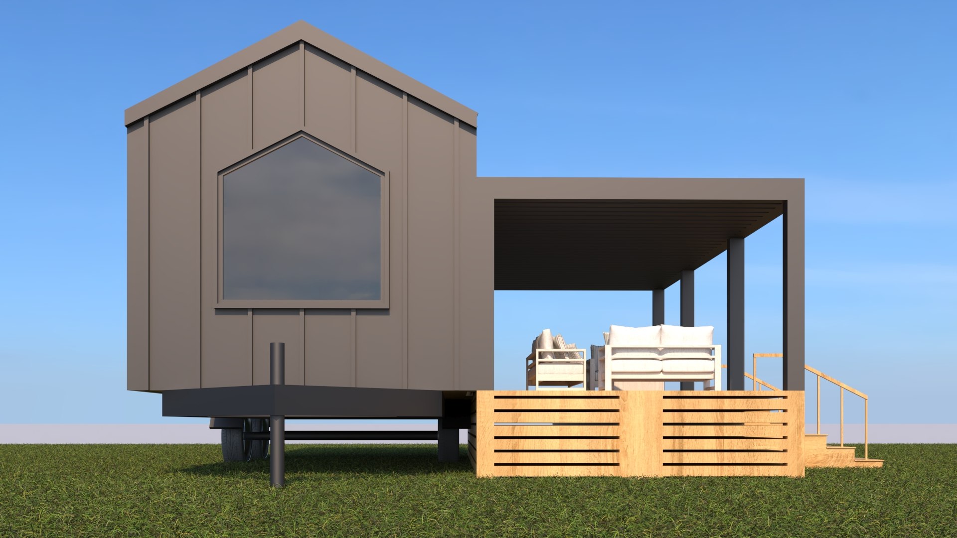 Tiny House 3D Model - TurboSquid 2115371