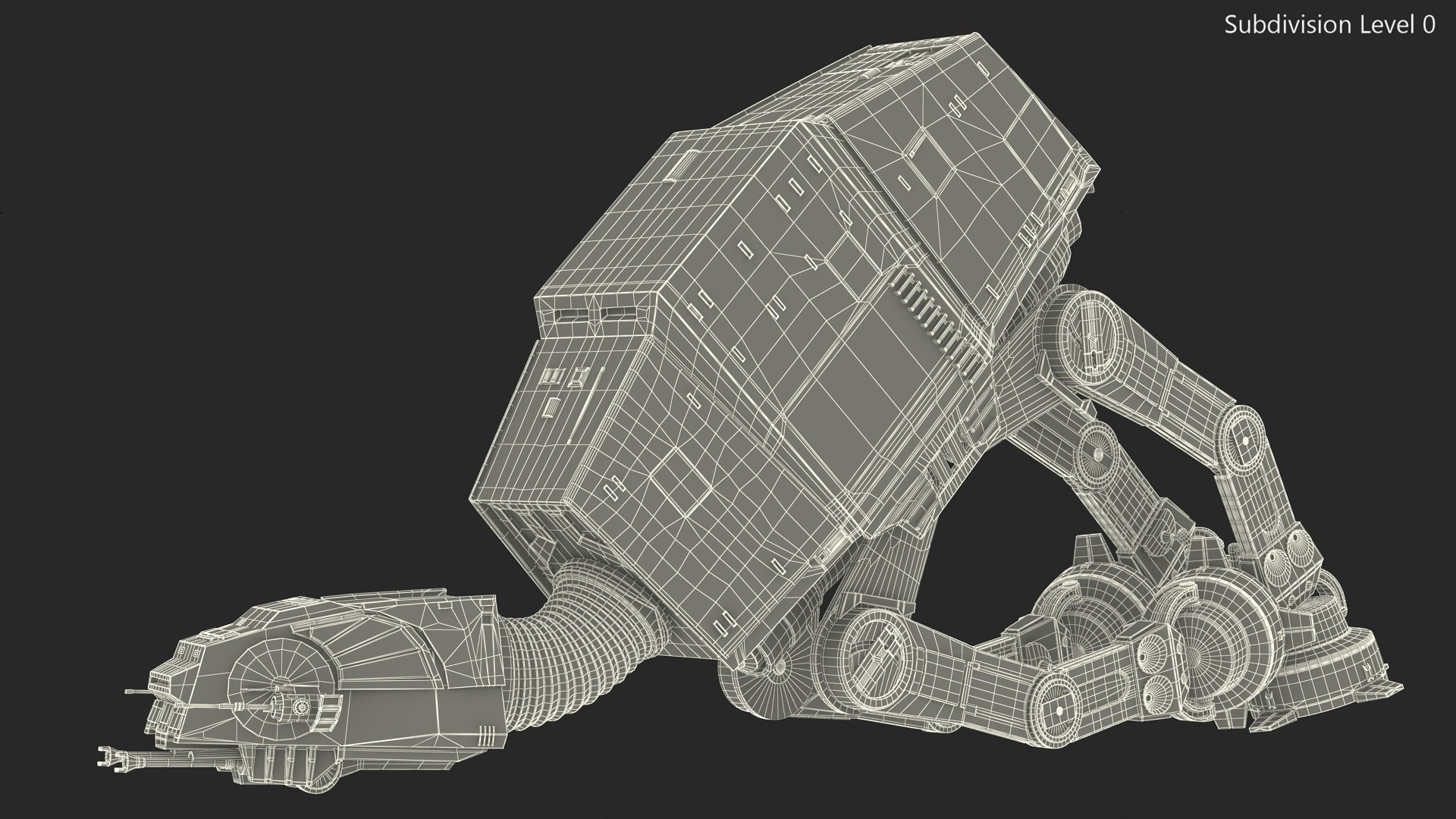 3D AT AT Walker Collapsed - TurboSquid 2112888
