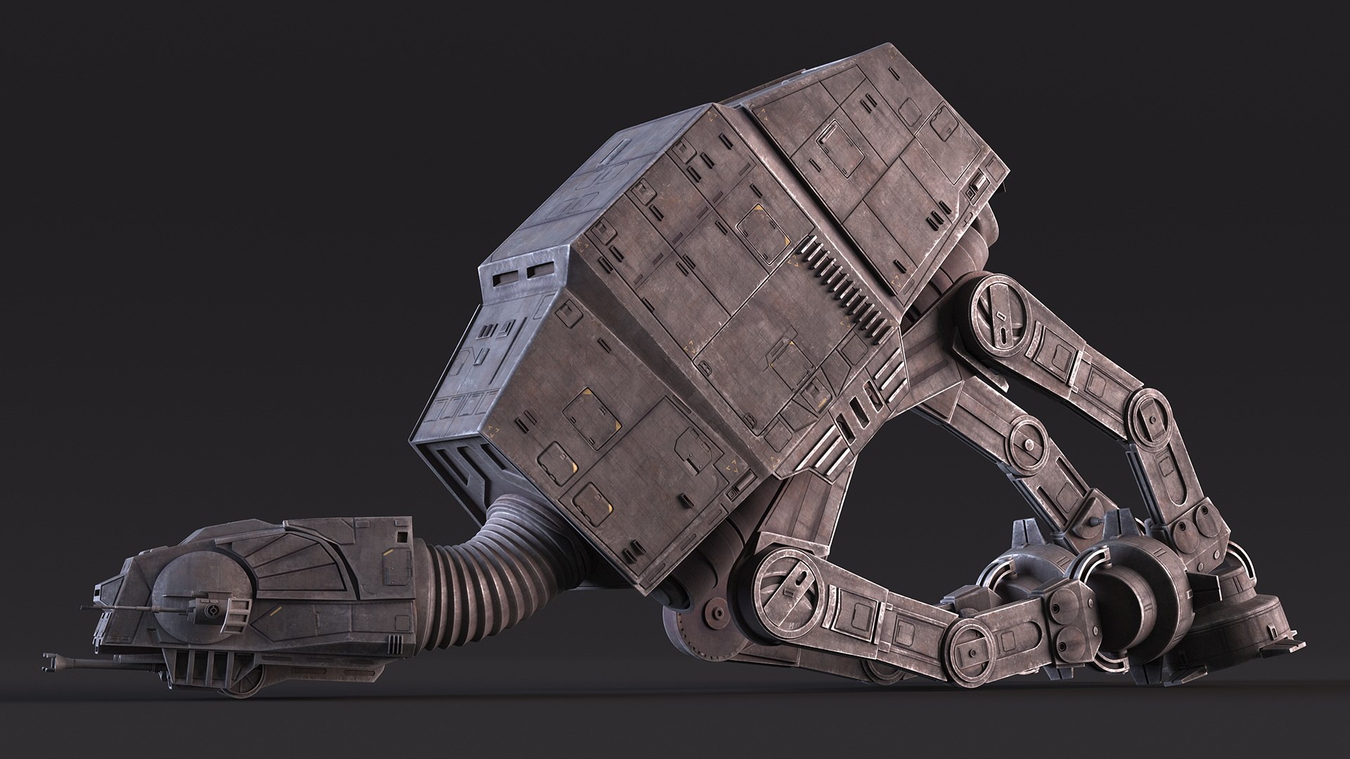 3D AT AT Walker Collapsed - TurboSquid 2112888