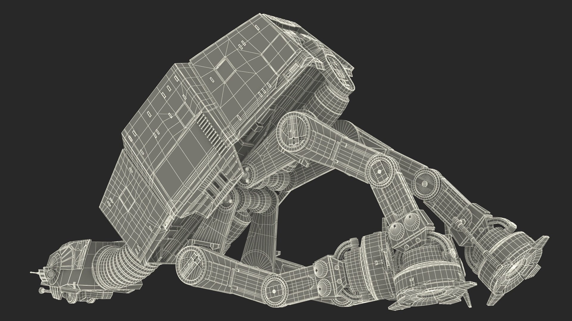 3D AT AT Walker Collapsed - TurboSquid 2112888