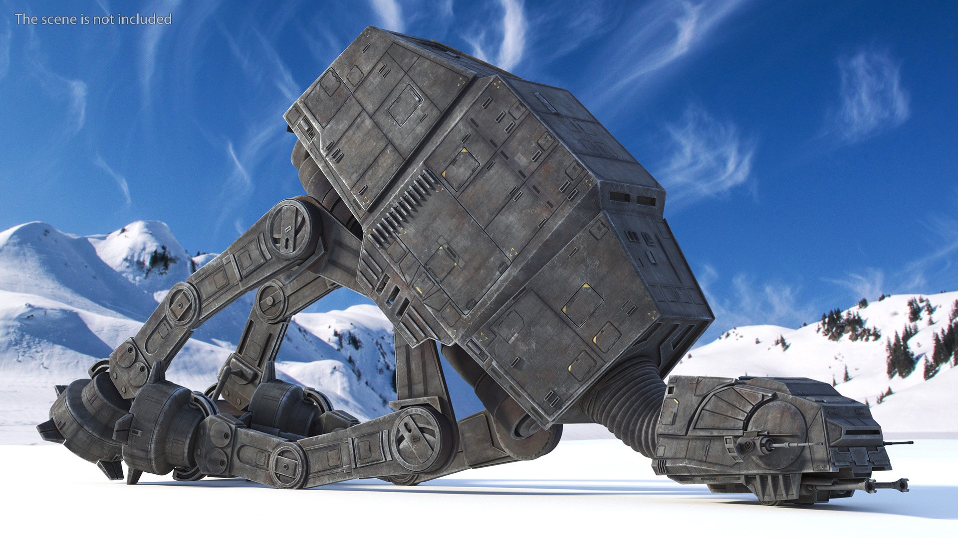 3D AT AT Walker Collapsed - TurboSquid 2112888