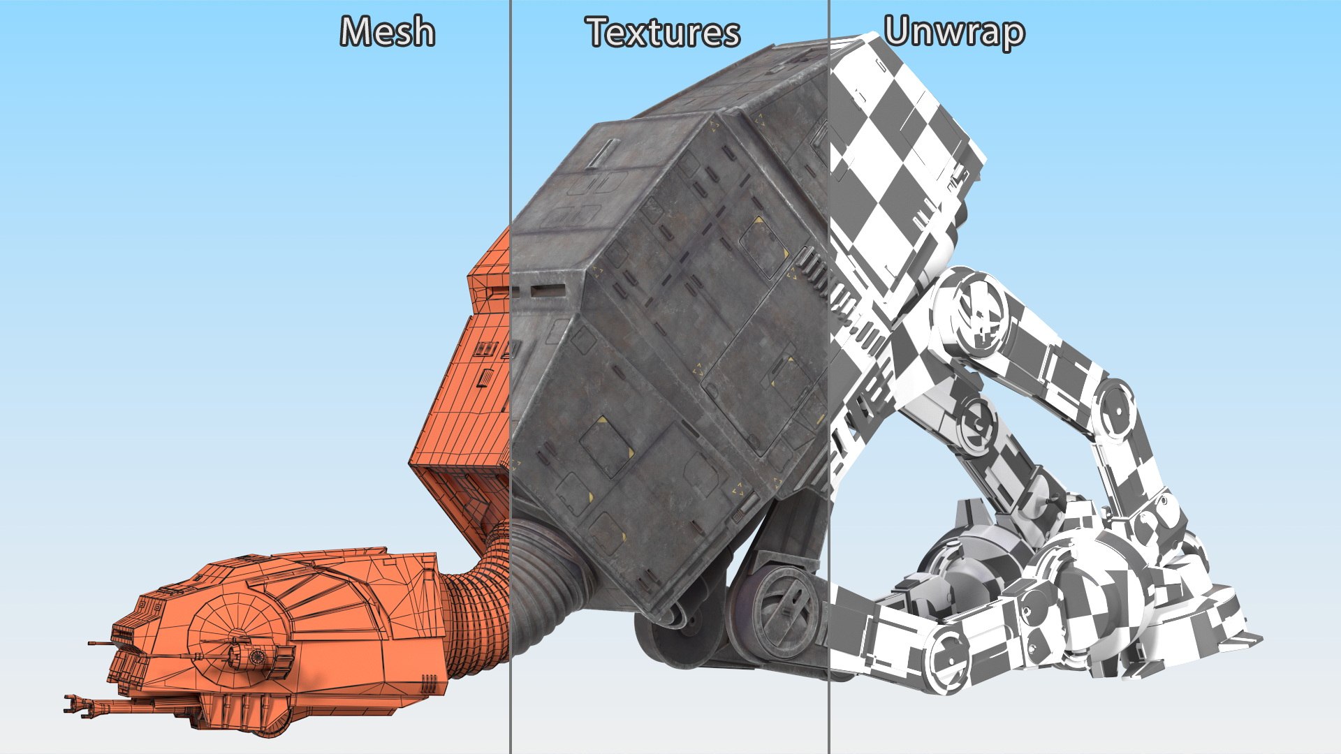 3D AT AT Walker Collapsed - TurboSquid 2112888