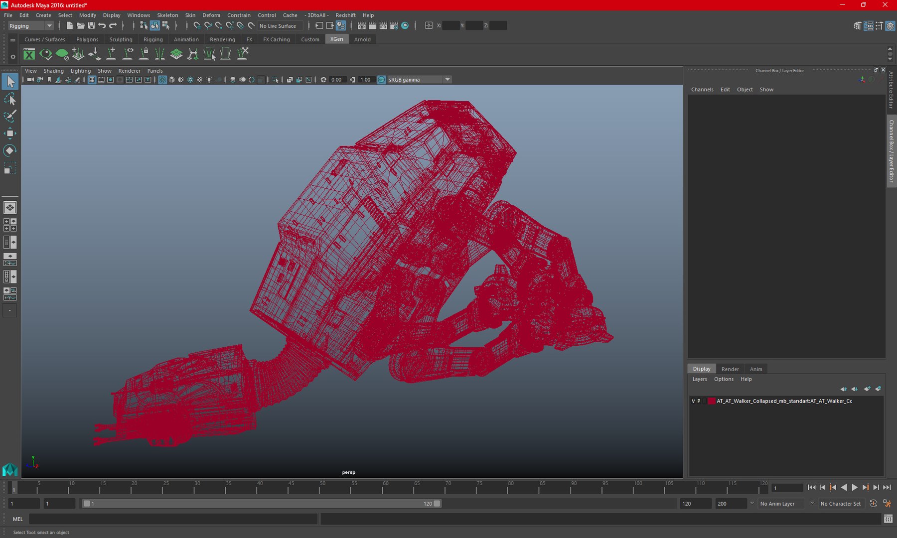 3D AT AT Walker Collapsed - TurboSquid 2112888