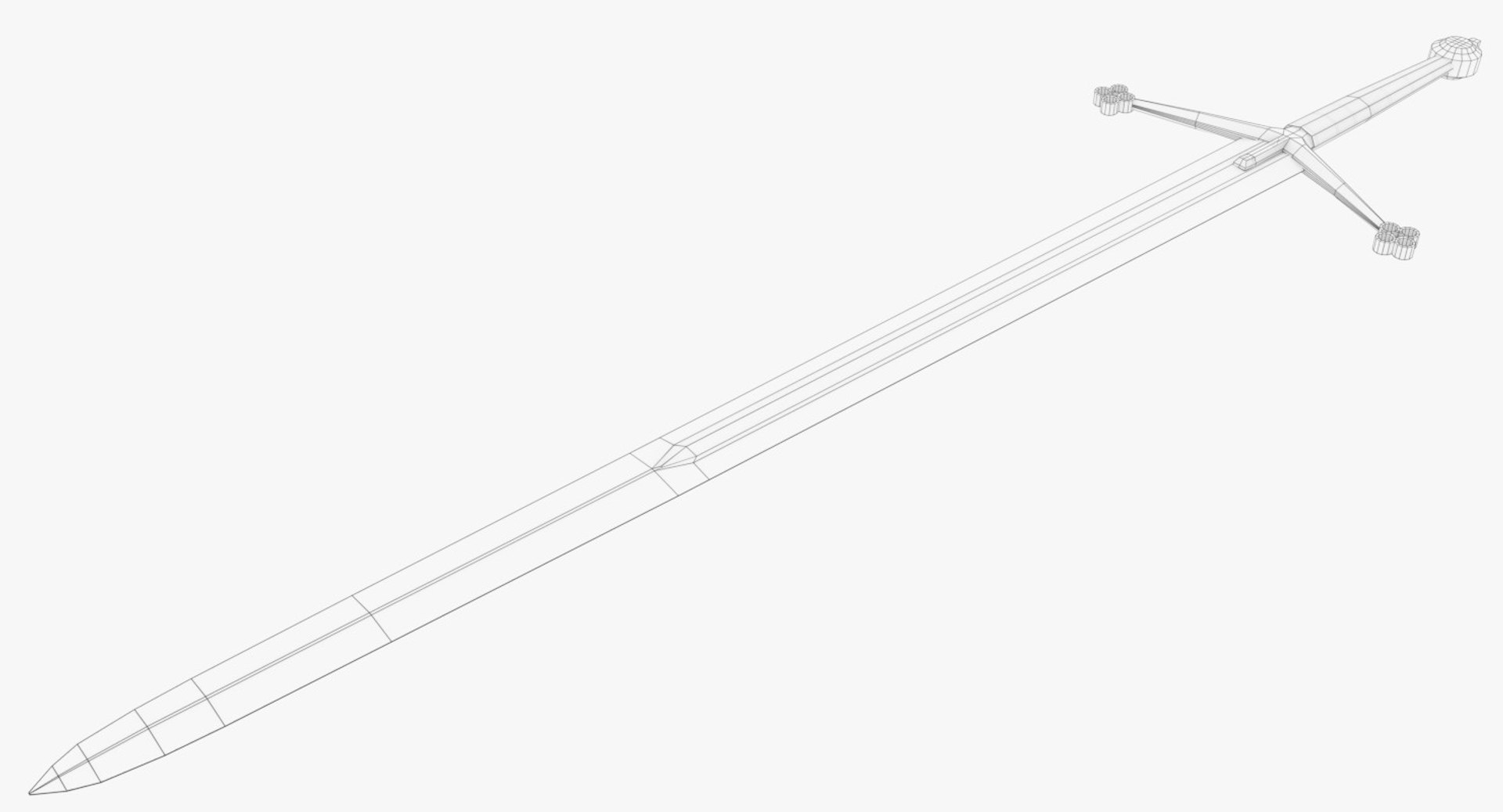 Claymore Sword 3D - TurboSquid 1252498