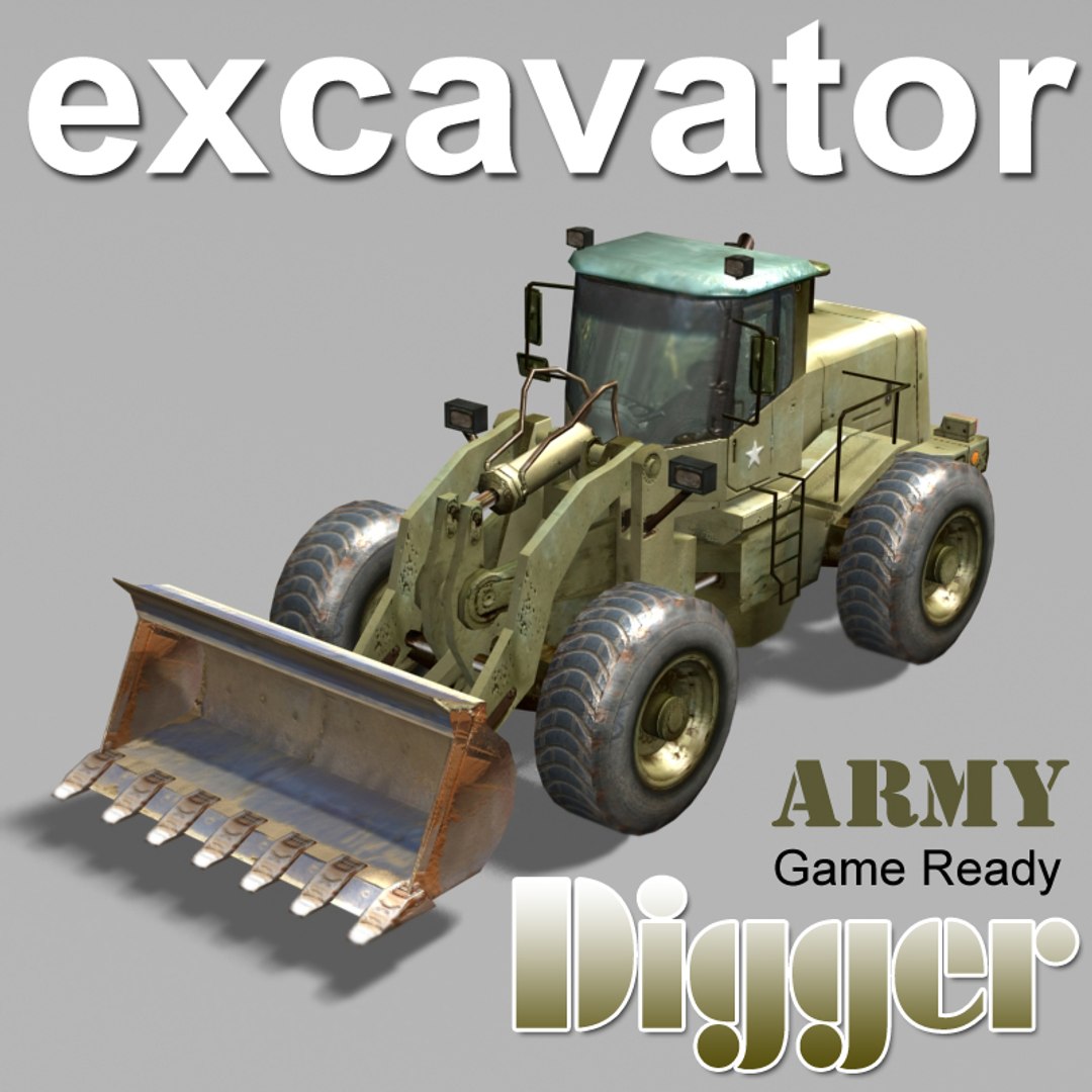 3d army excavator