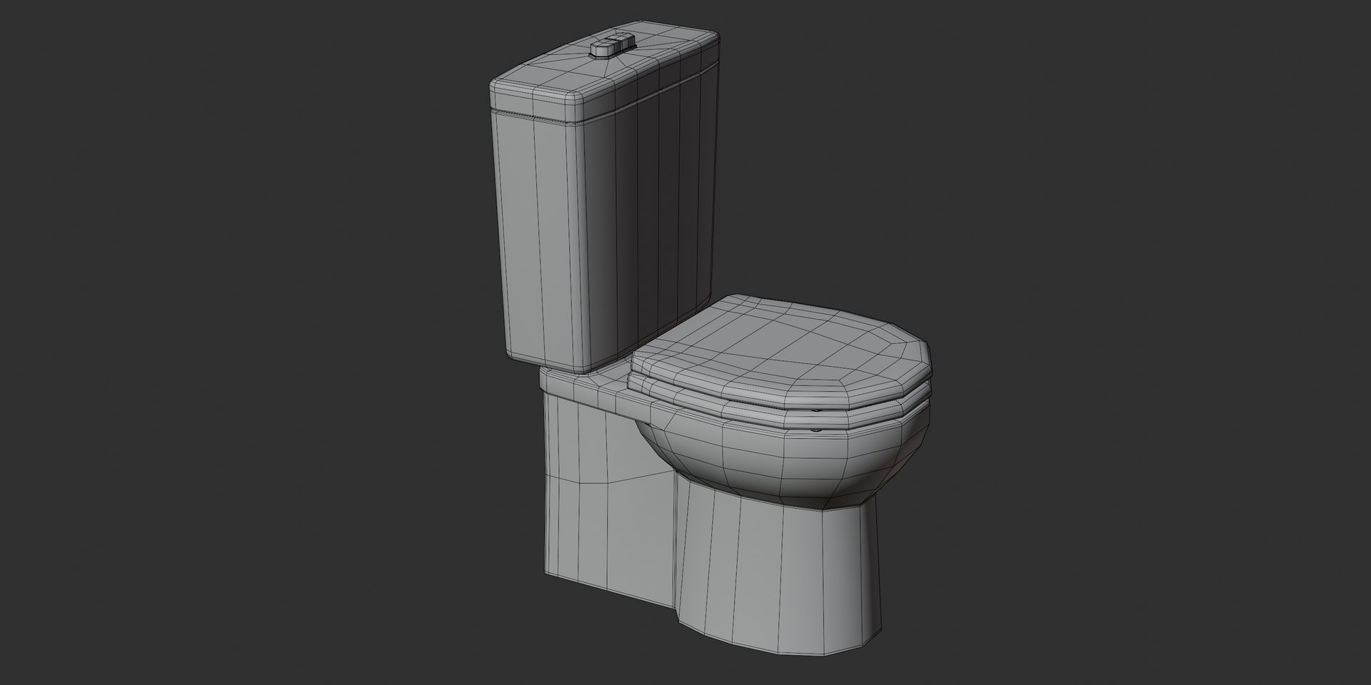 Toilet Bowl 01 3D - TurboSquid 2366576