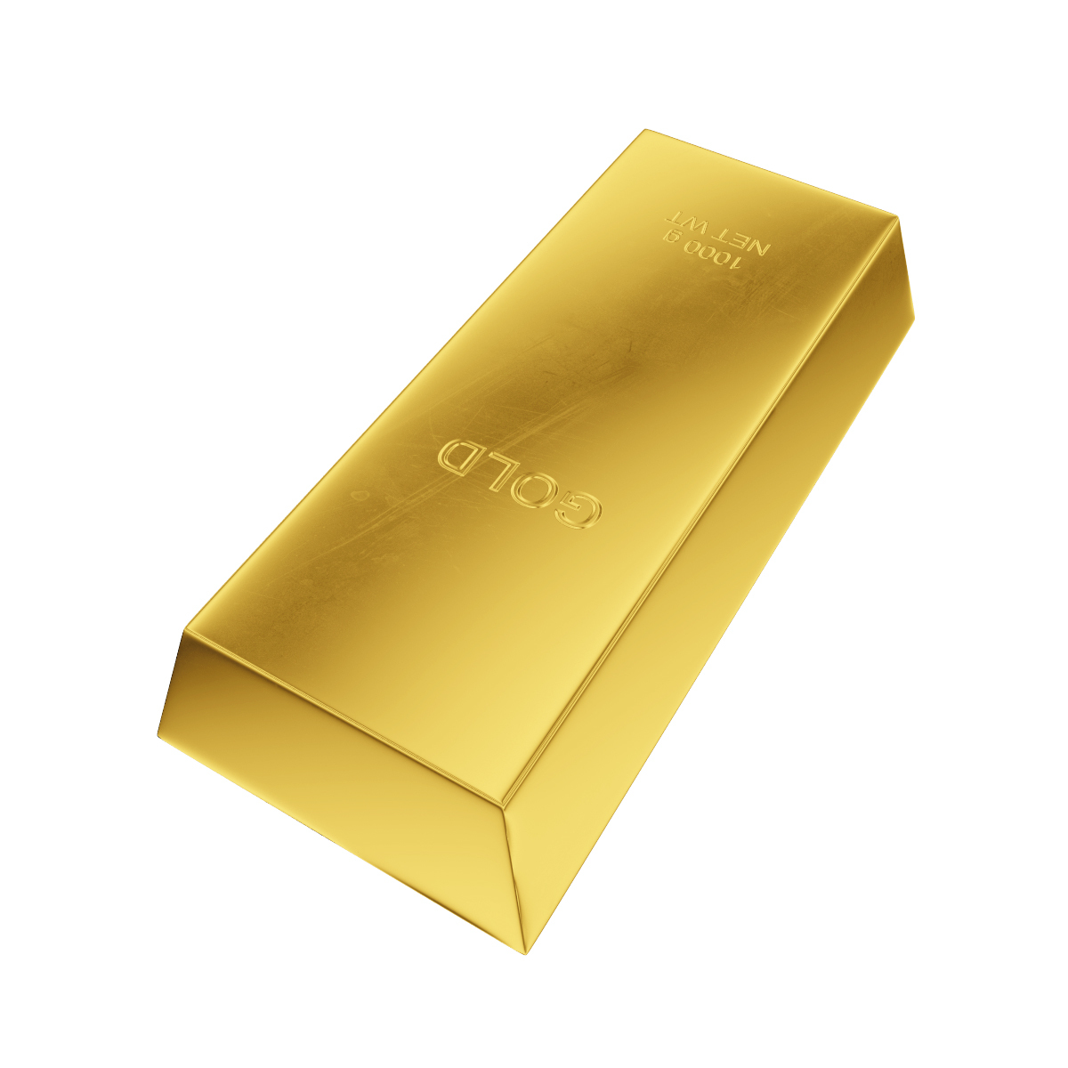 gold ingot 3d model