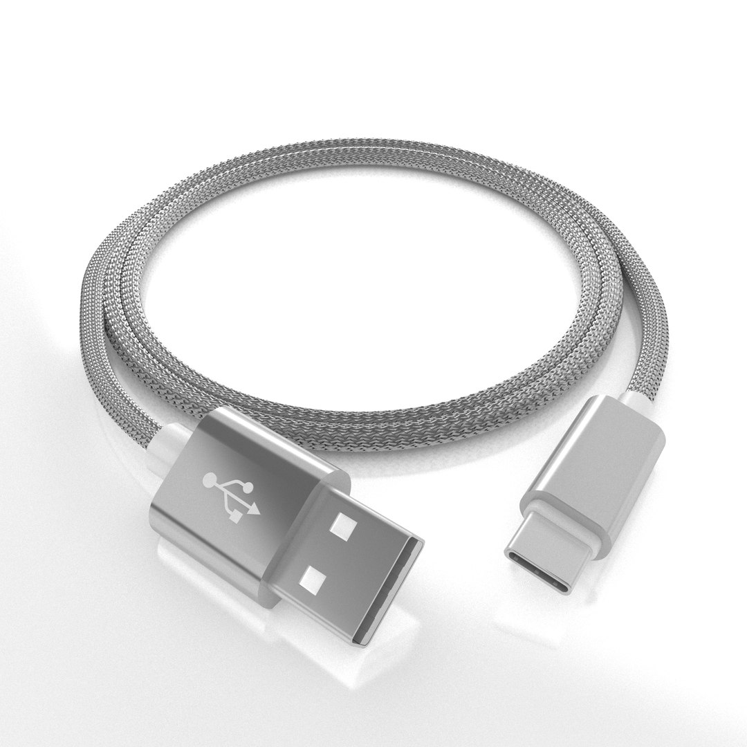 Type-c Usb Cable 3D Model - TurboSquid 1231666