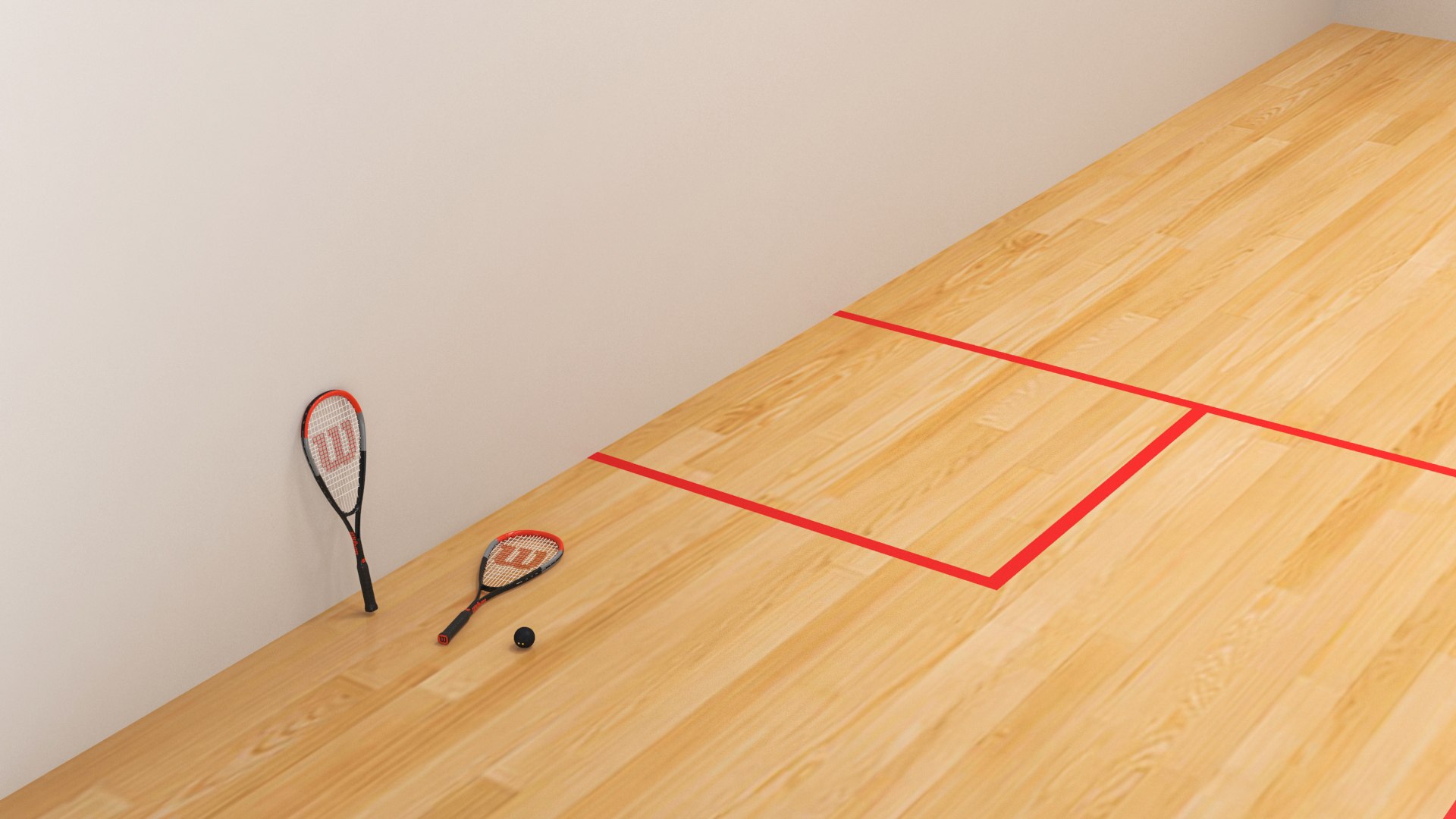 Squash Court Model - TurboSquid 2062714