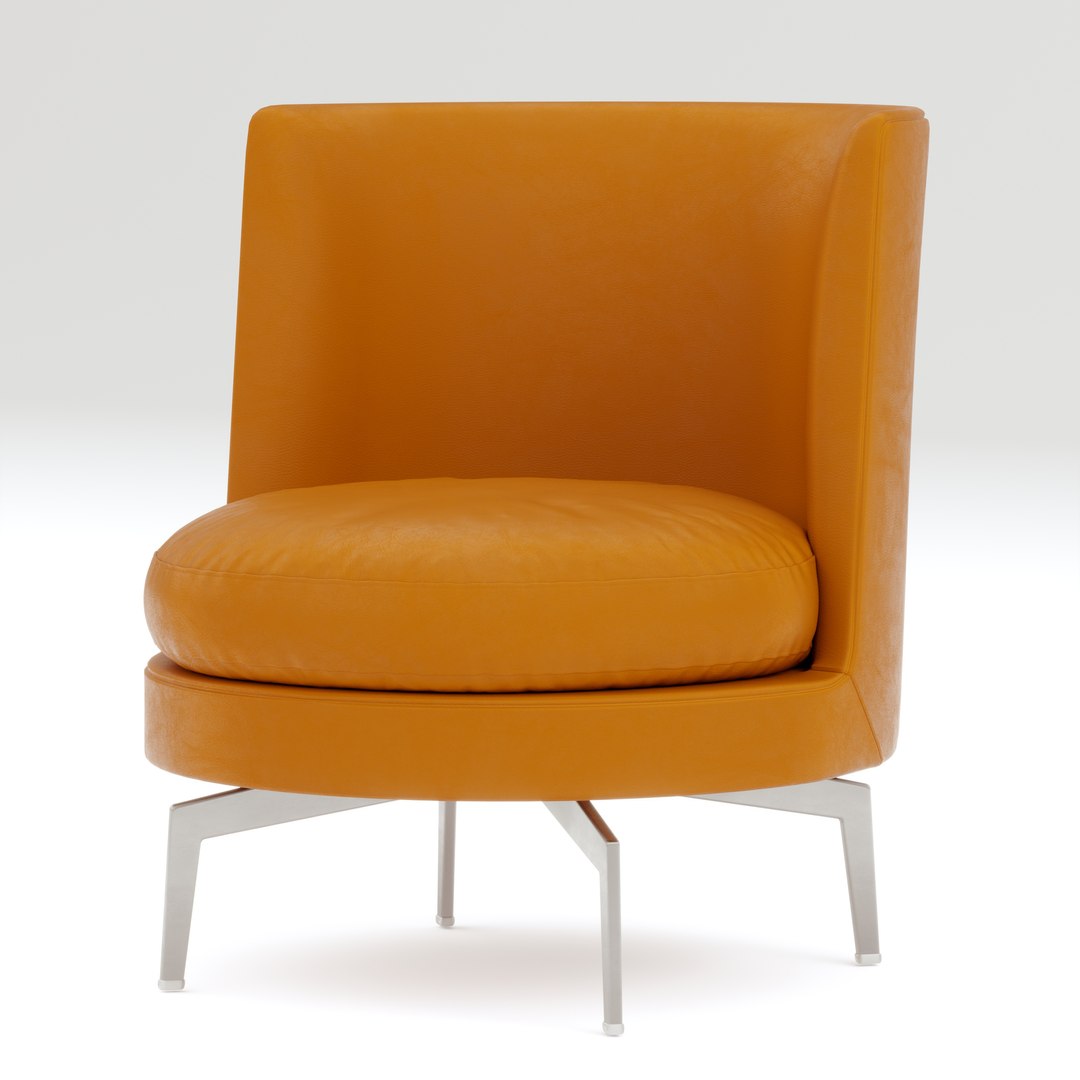 3D model Flexform Feel Good Swivel Chair - TurboSquid 1940514