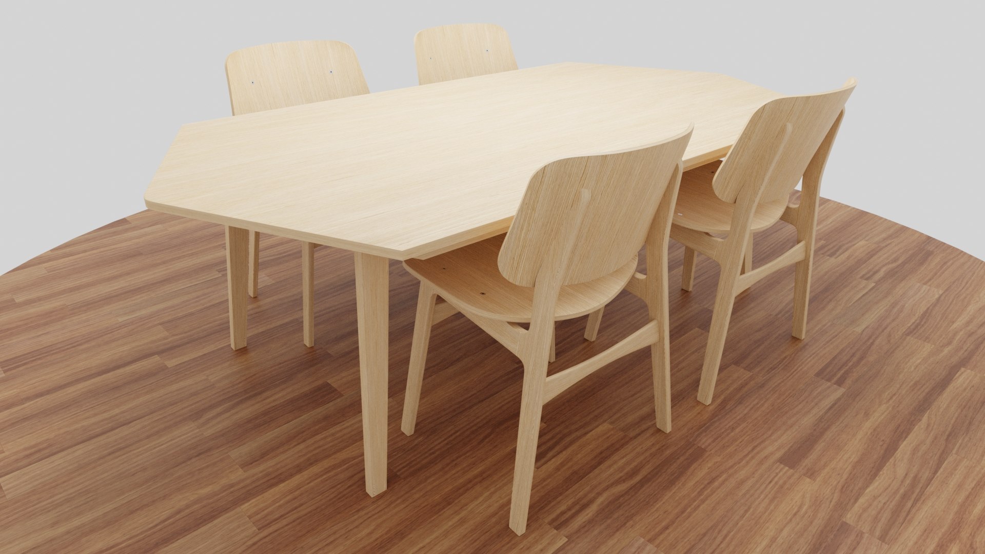 3D Model Dining Table Set - TurboSquid 2079279