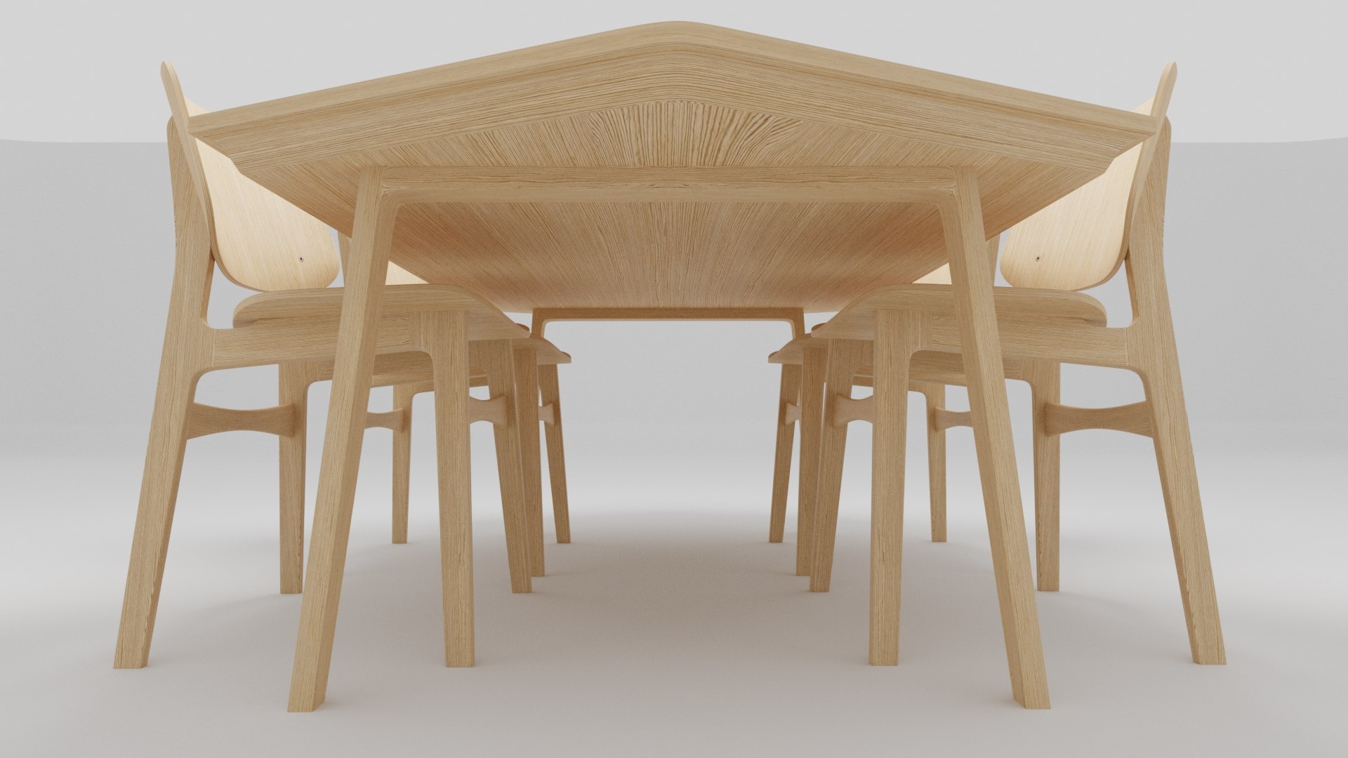 3D Model Dining Table Set - TurboSquid 2079279