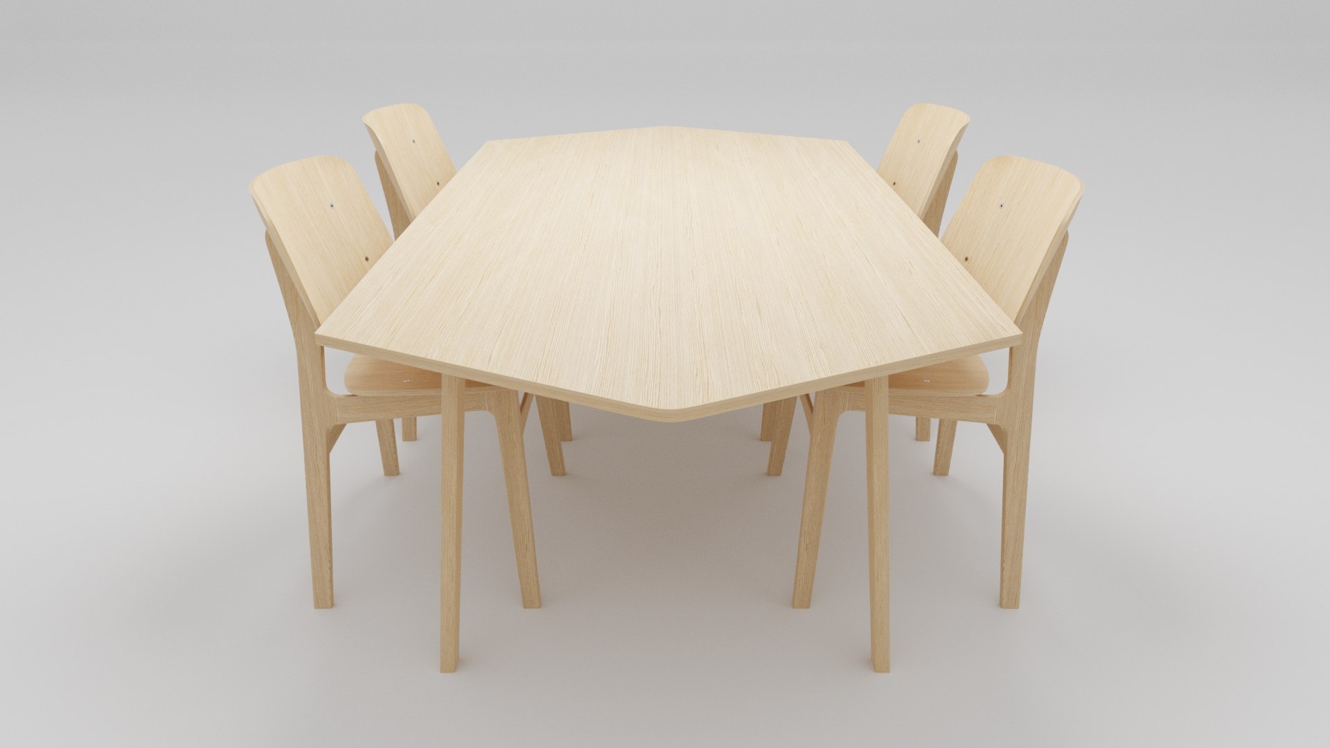 3D Model Dining Table Set - TurboSquid 2079279