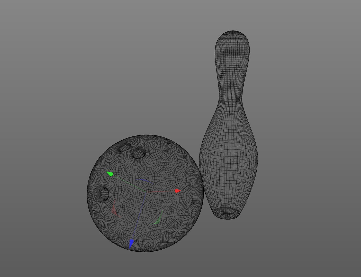 Bowling Ball And Pin 3D Model - TurboSquid 2200083