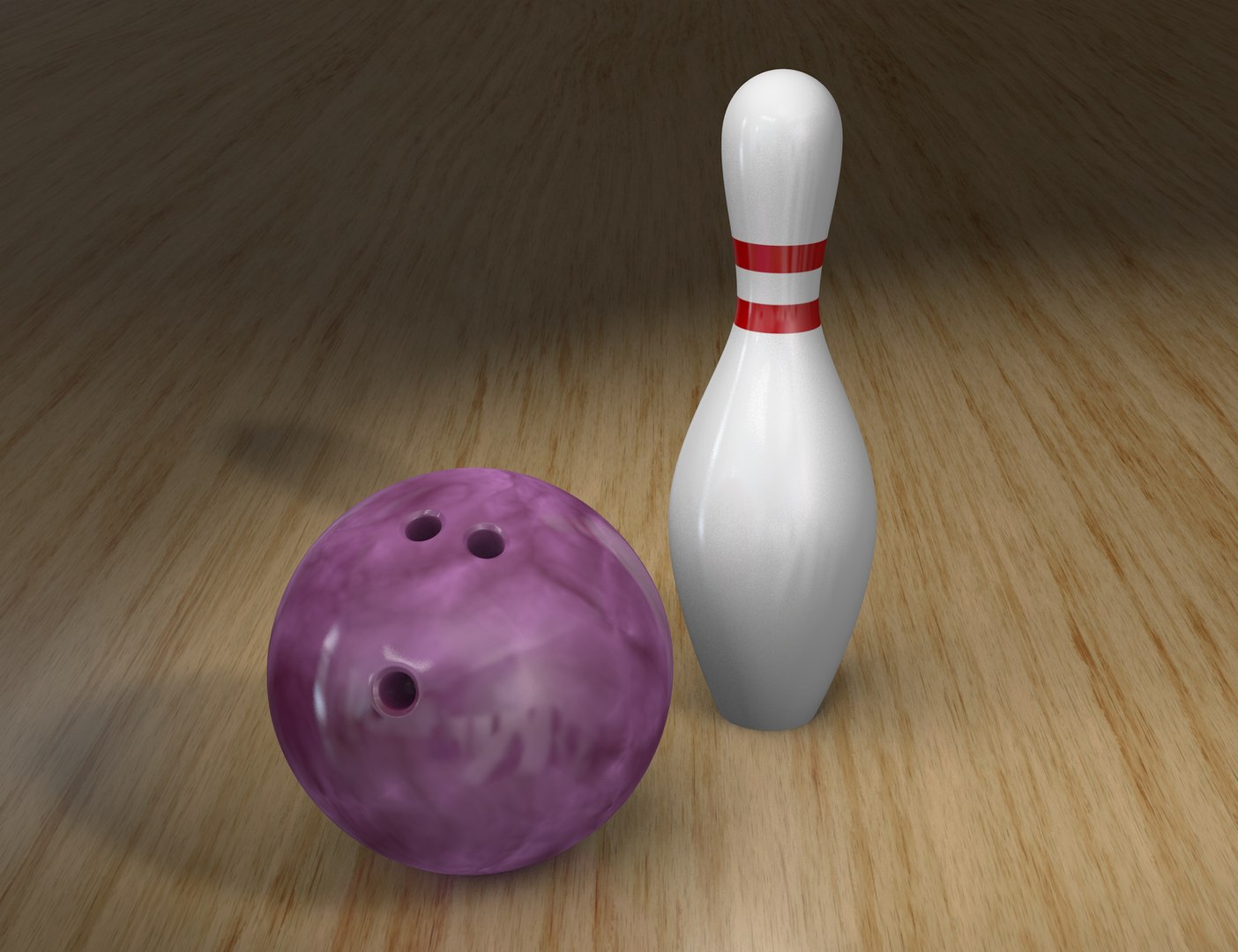 Bowling Ball And Pin 3D Model - TurboSquid 2200083