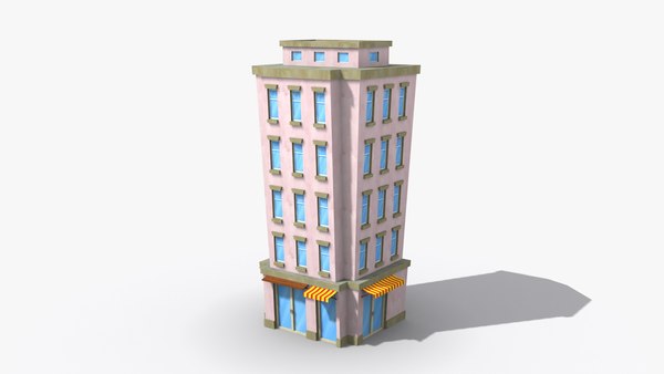 3D Cartoon Building x35 - TurboSquid 1833430