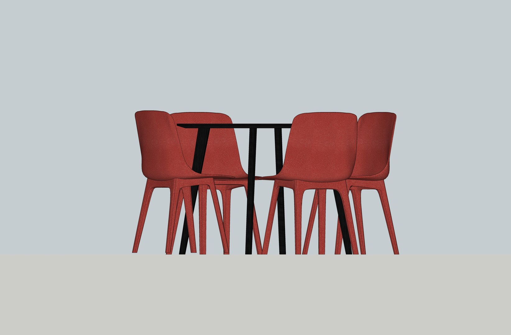 3D model Table Set IKEA LISABO and ODGER - TurboSquid 2018566