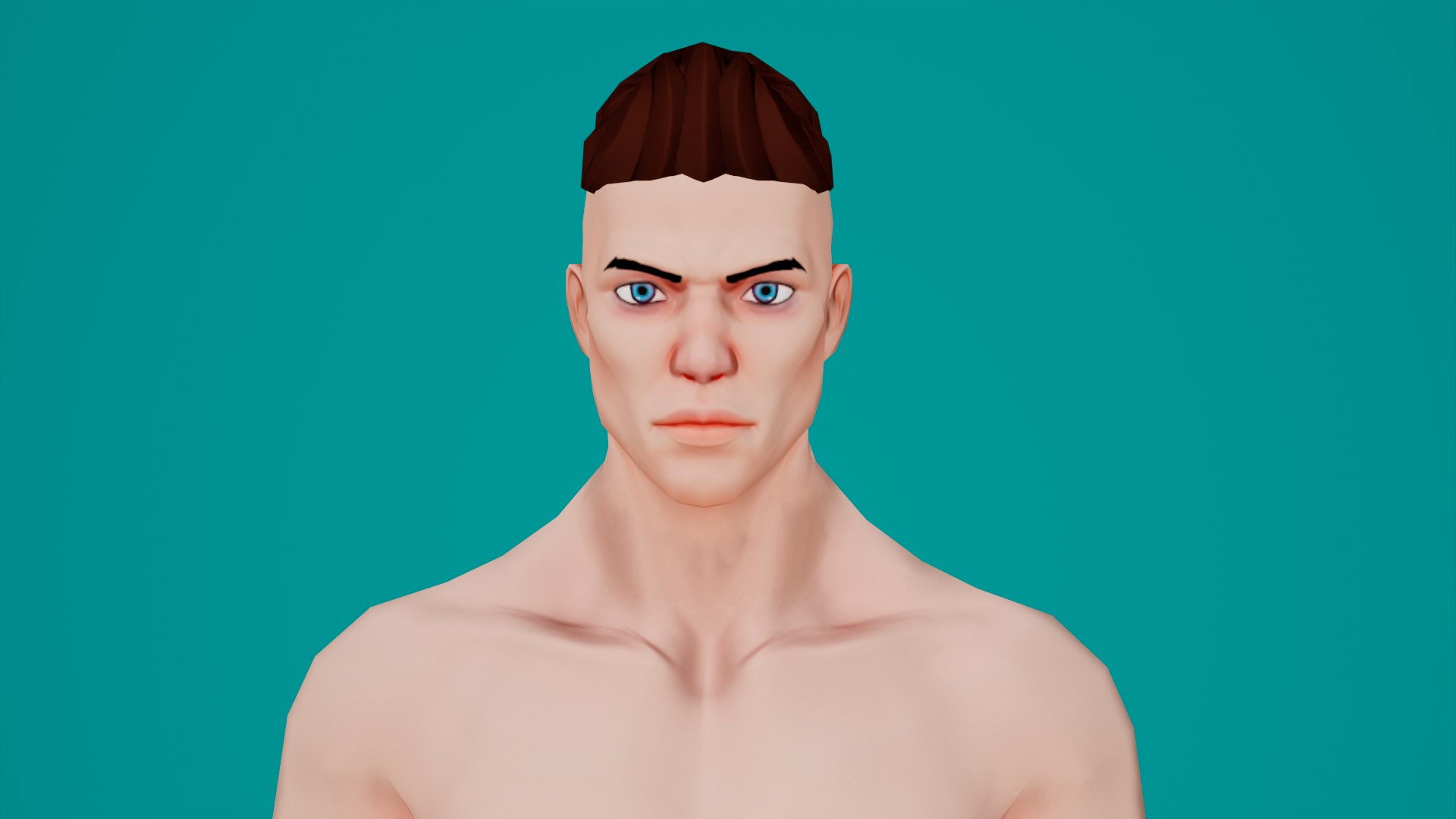 Stylized Male Base Mesh - Game-ready Character 3D Model - TurboSquid ...