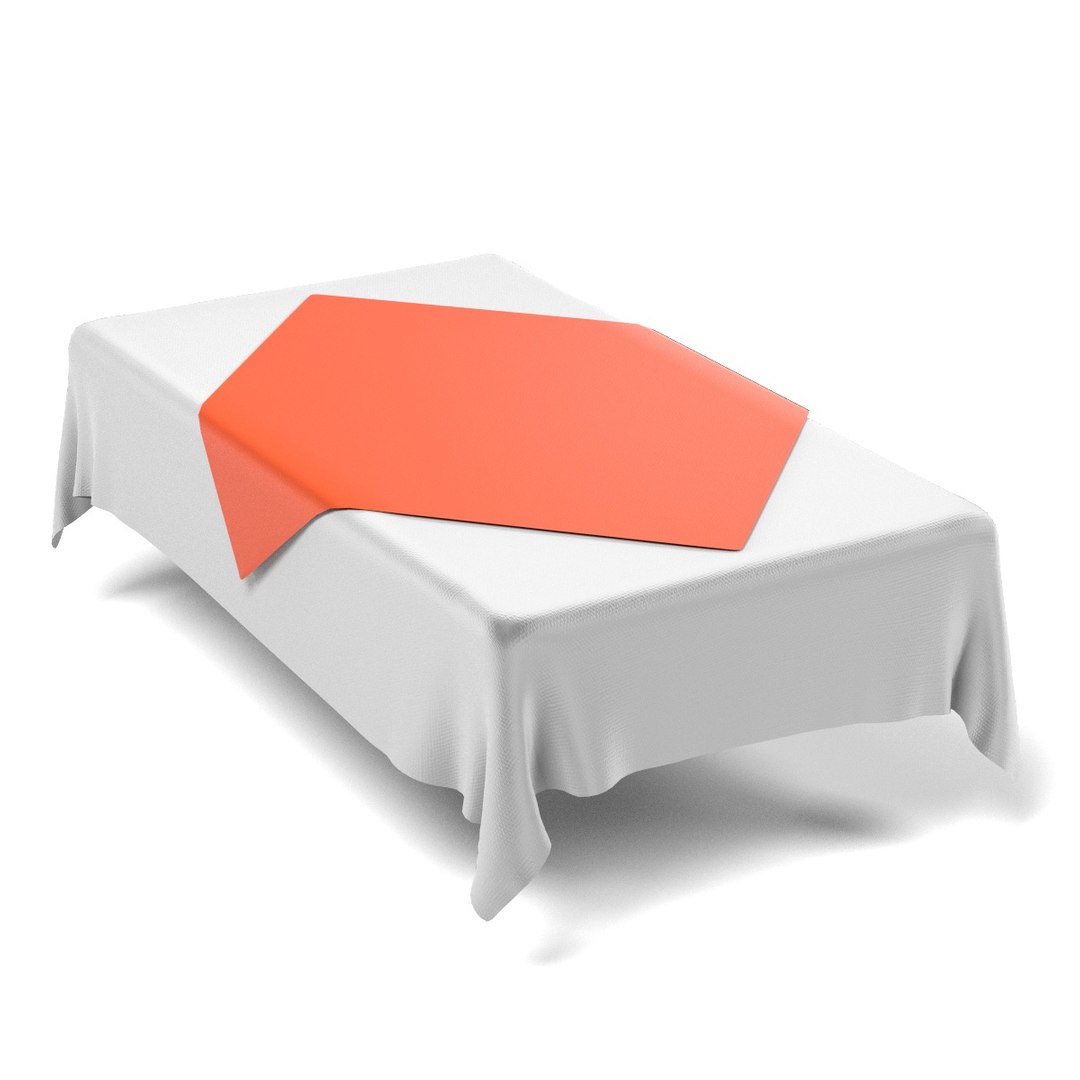 3ds Max Tablecloth Rectangular