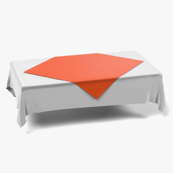 3d table tablecloth model