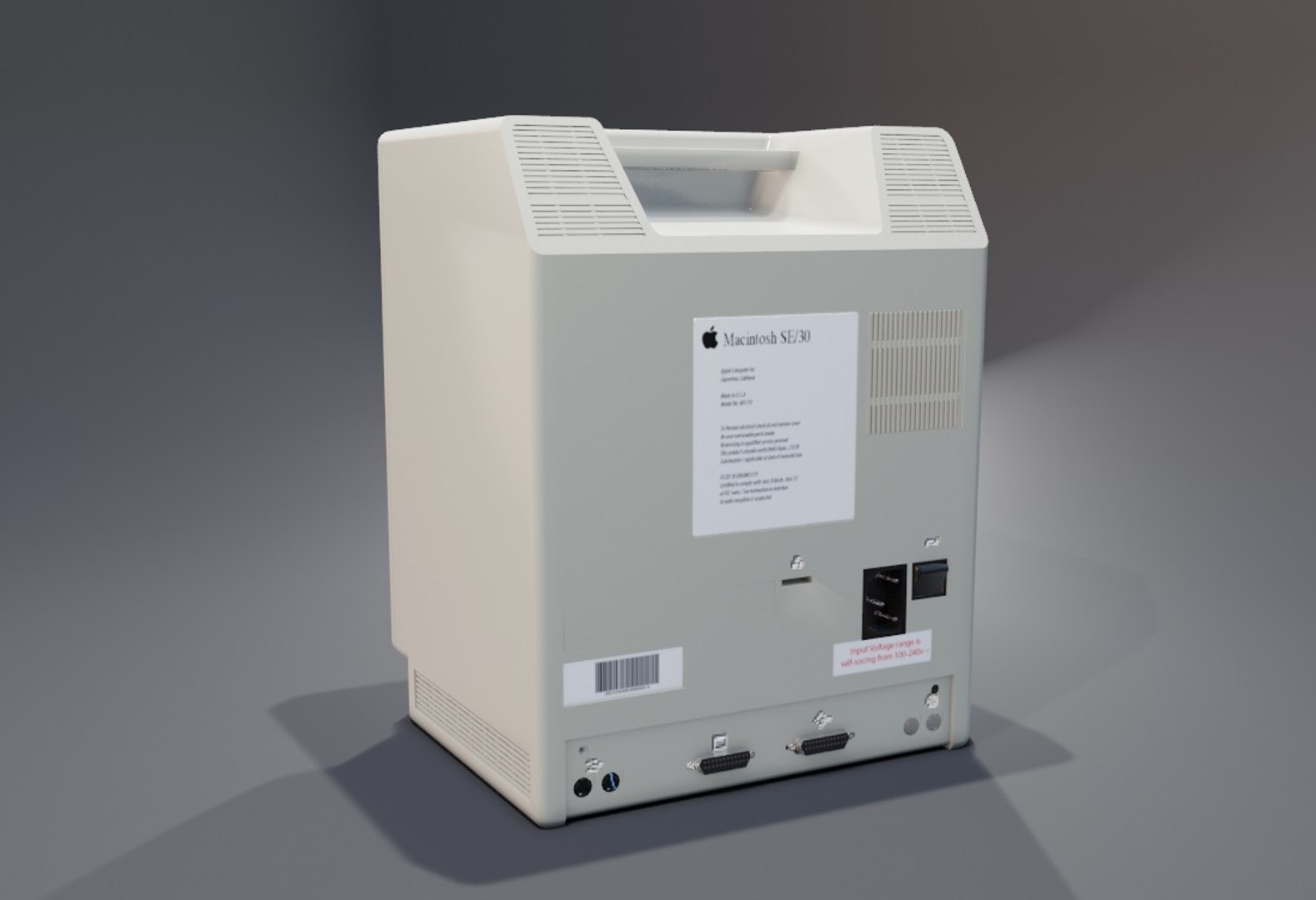 1984 Classic Computer 3D Model - TurboSquid 1390526
