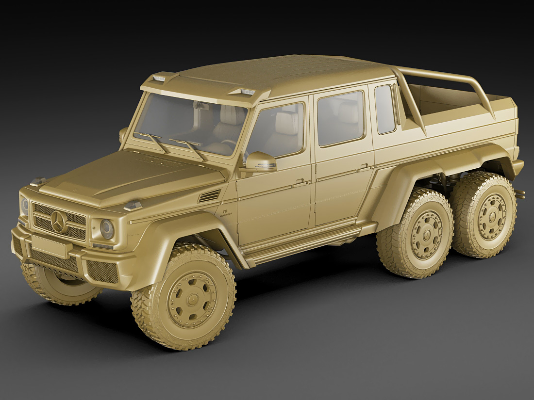 mercedes g63 amg 3d model
