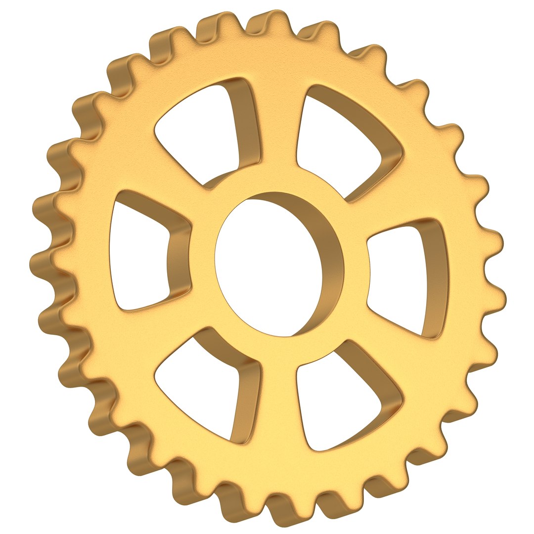 Silver Gear And Gold Gear 3D Model - TurboSquid 1986464