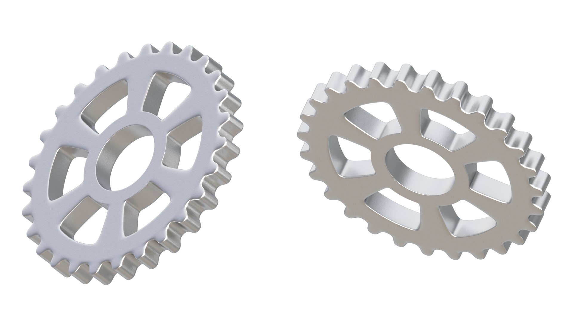 Silver Gear And Gold Gear 3D Model - TurboSquid 1986464