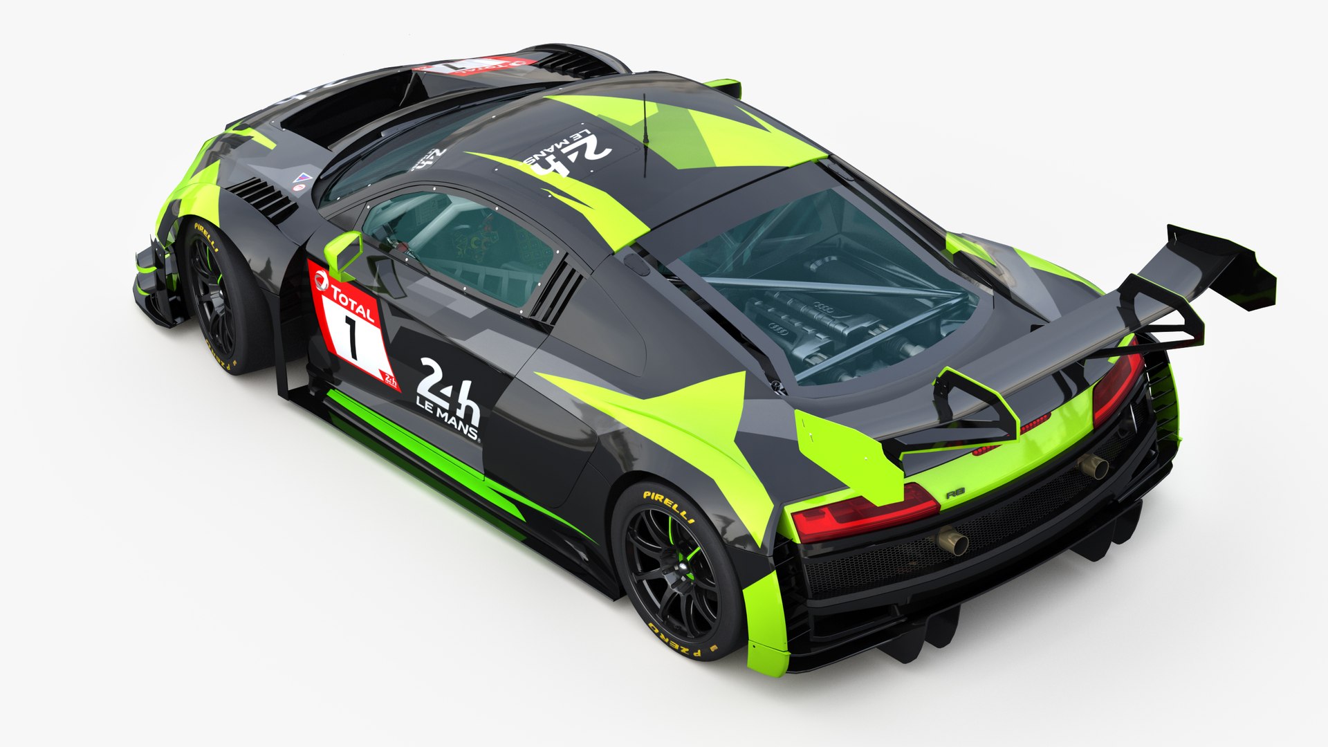 3D Audi R8 GT3 EVO II Template Model - TurboSquid 2134493