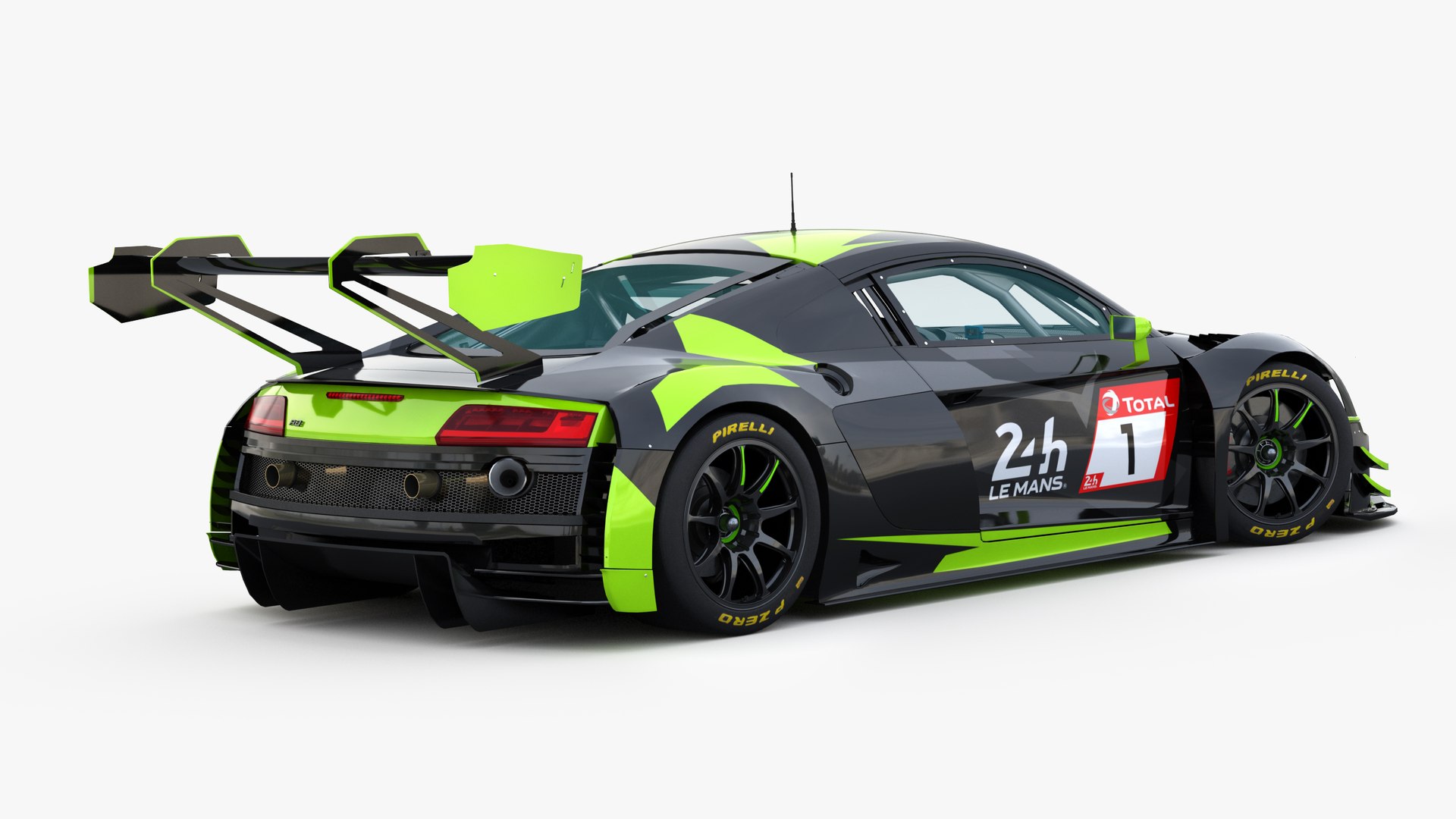 3D Audi R8 GT3 EVO II Template Model - TurboSquid 2134493