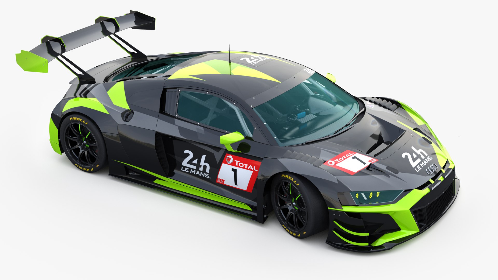 3D Audi R8 GT3 EVO II Template Model - TurboSquid 2134493