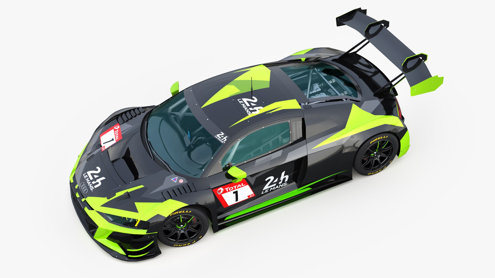 3D Audi R8 GT3 EVO II Template Model - TurboSquid 2134493