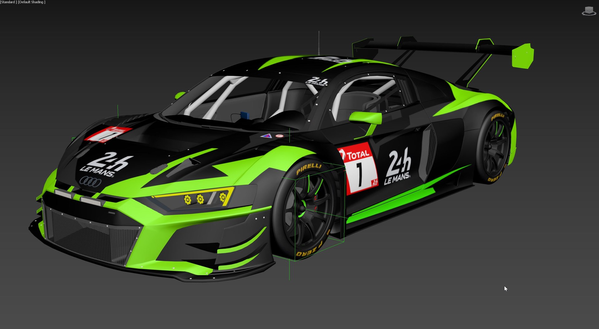3D Audi R8 GT3 EVO II Template Model - TurboSquid 2134493