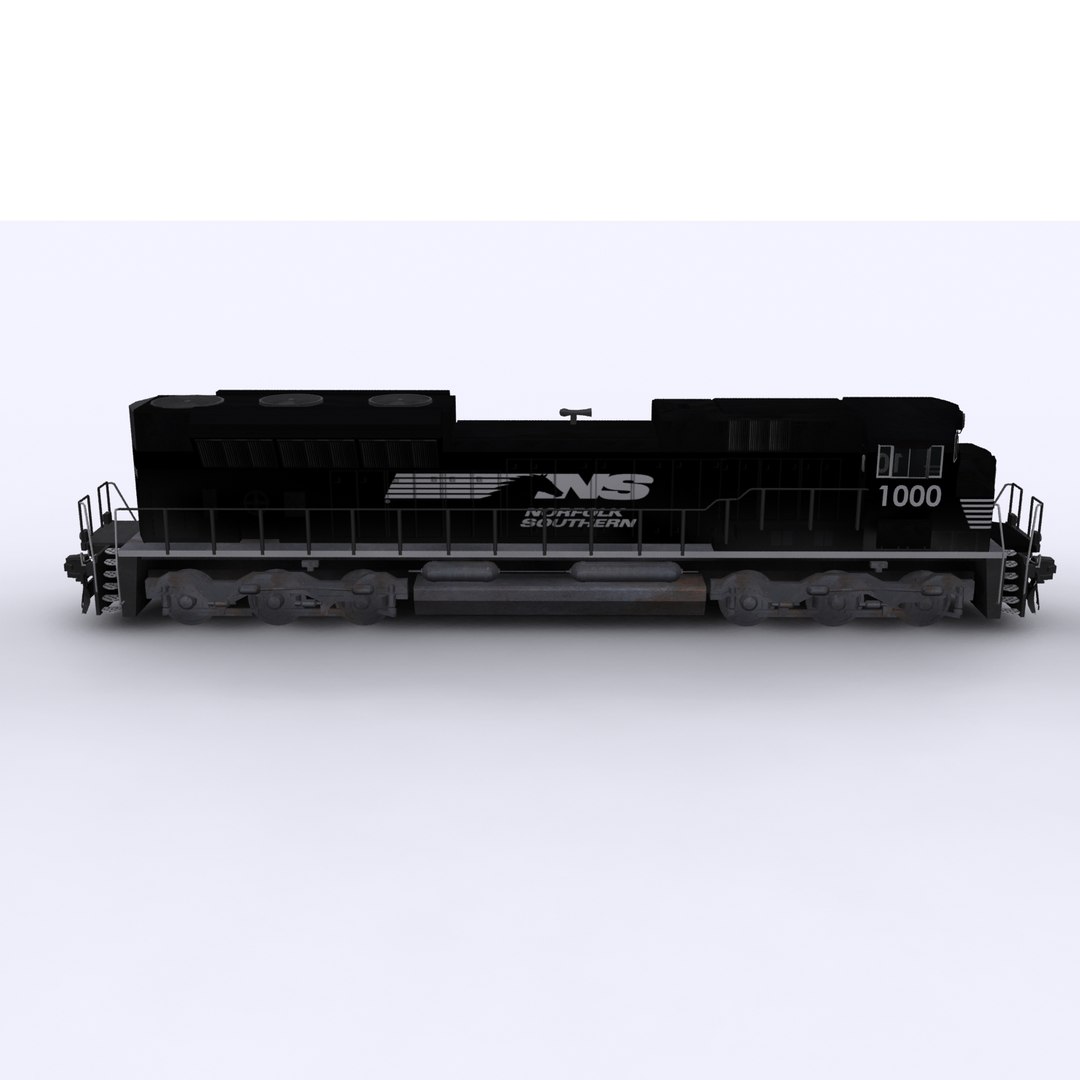 3D EMD Locomotive With Cargo Carriages - TurboSquid 2029859