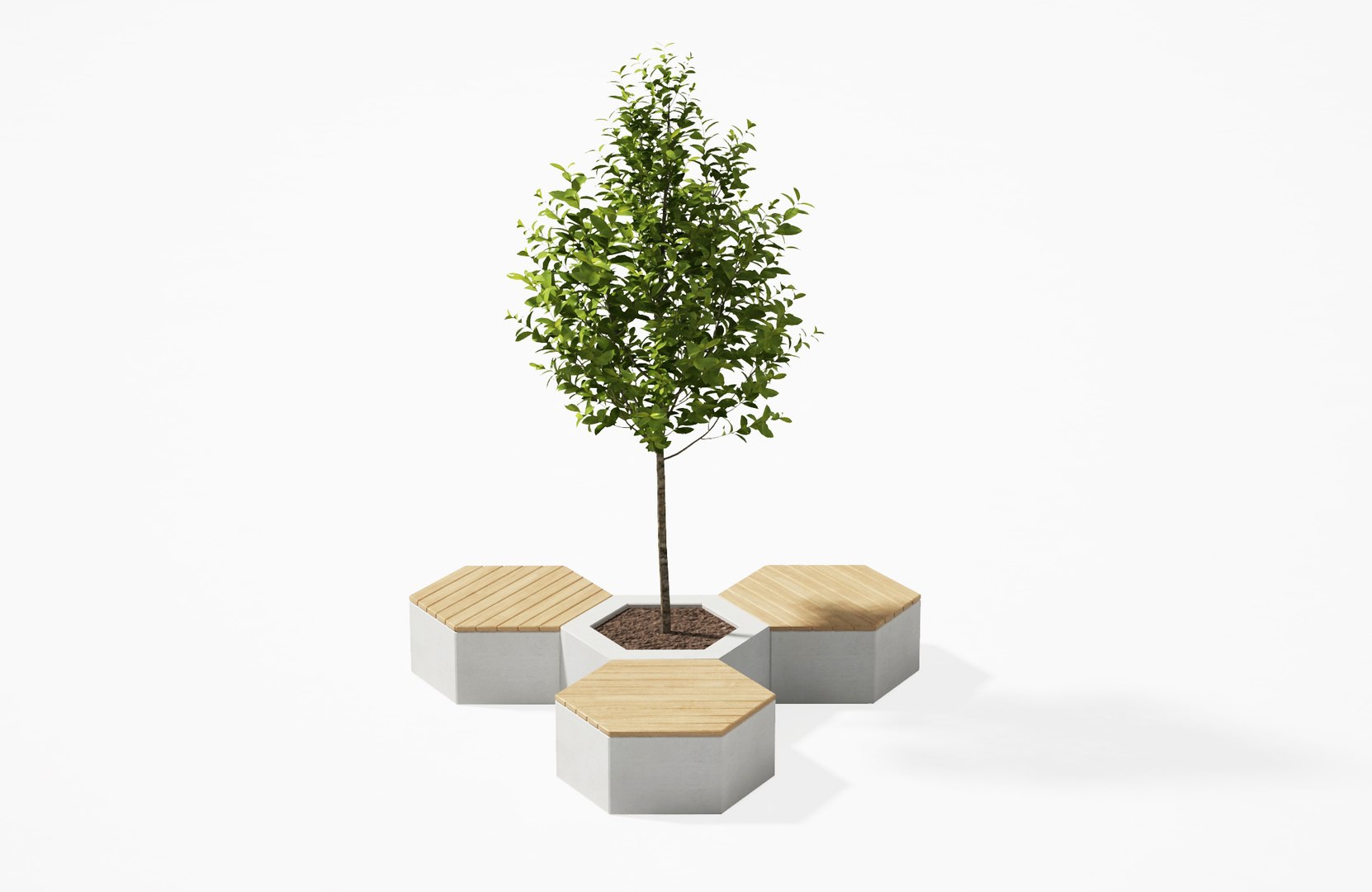 3D Bench Street Design - TurboSquid 1483879