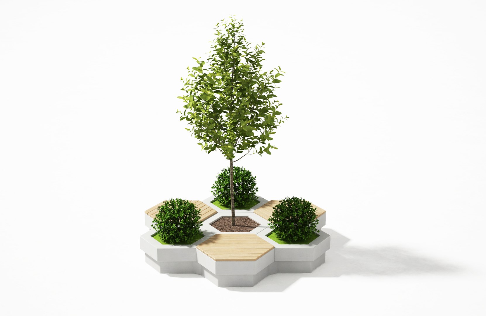 3D Bench Street Design - TurboSquid 1483879