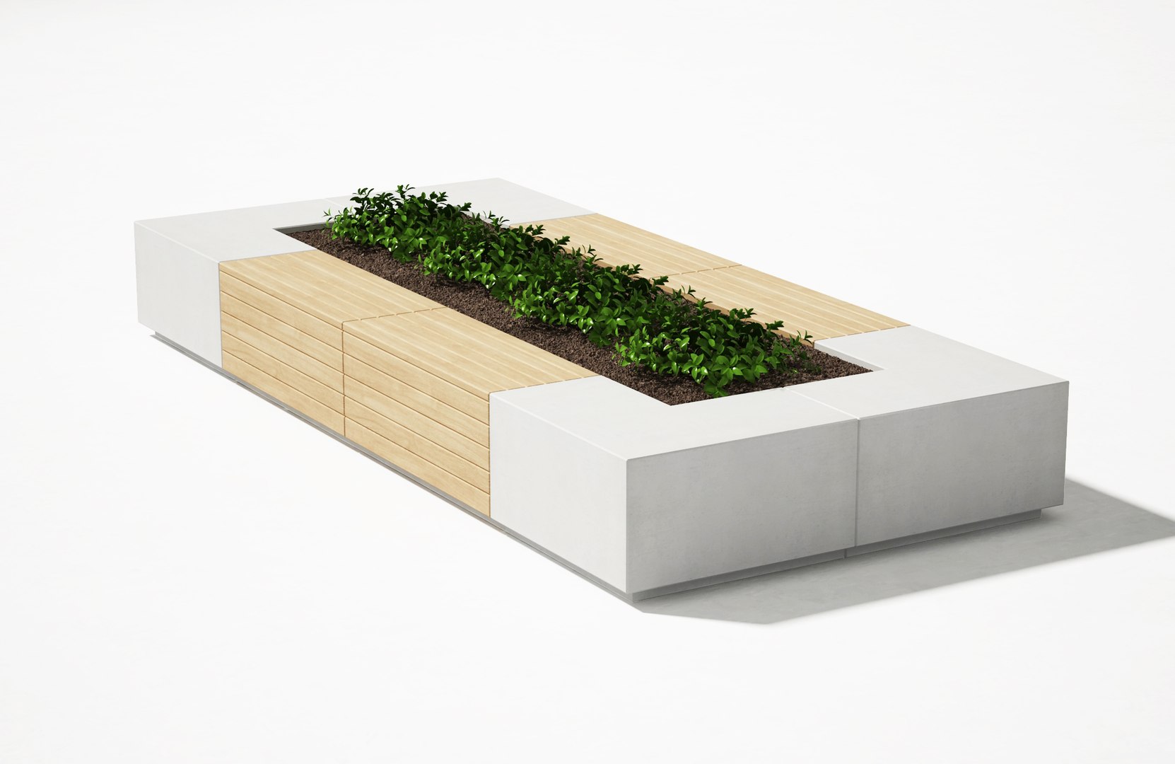 3D Bench Street Design - TurboSquid 1483879