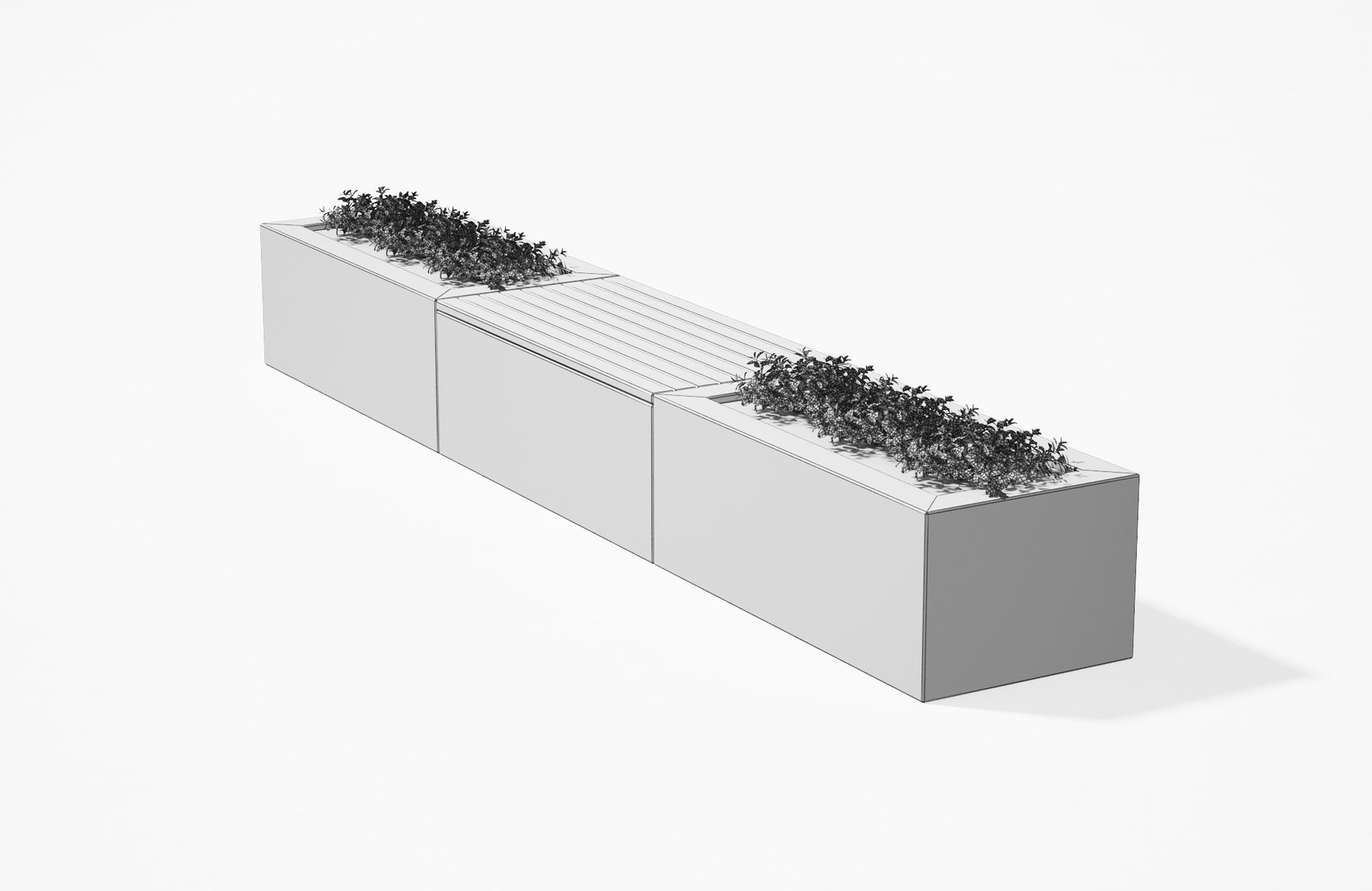 3D Bench Street Design - TurboSquid 1483879