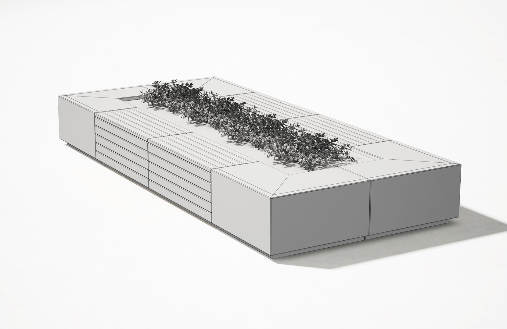 3D Bench Street Design - TurboSquid 1483879